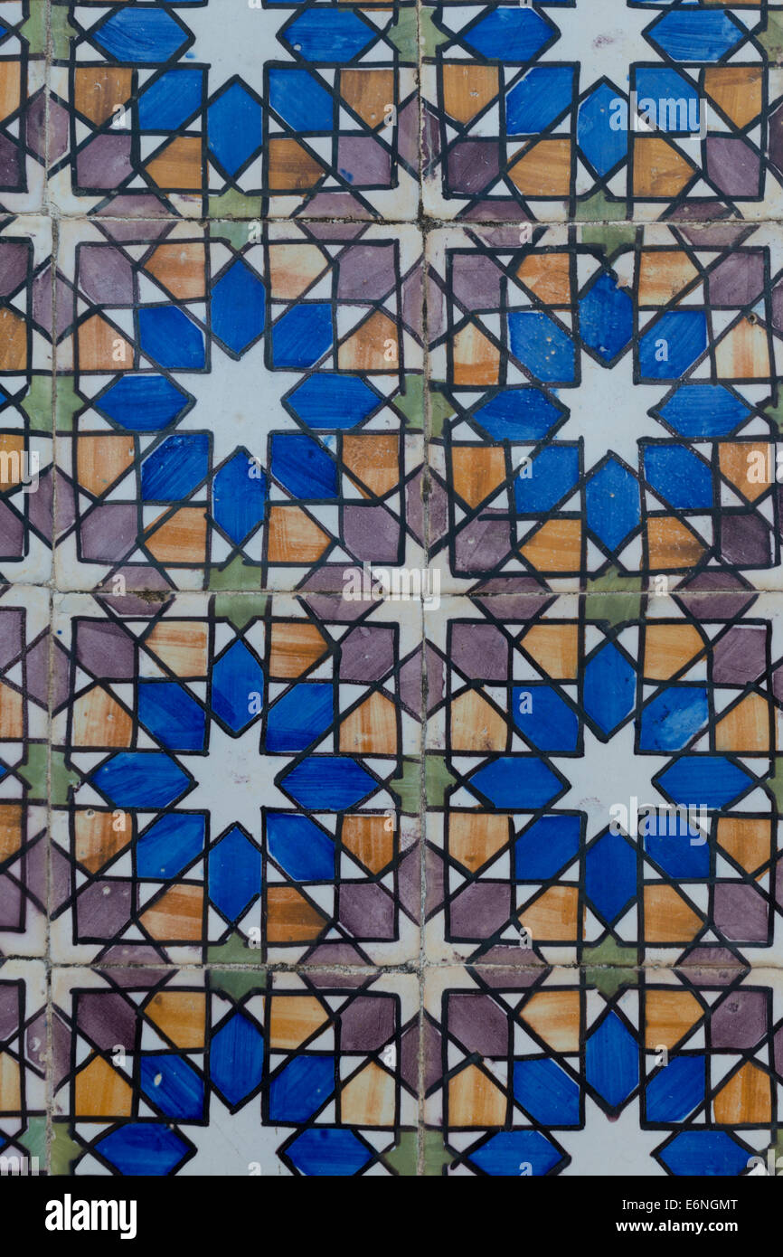 old azulejos , typical ancient portuguese tiles useful as a background ...