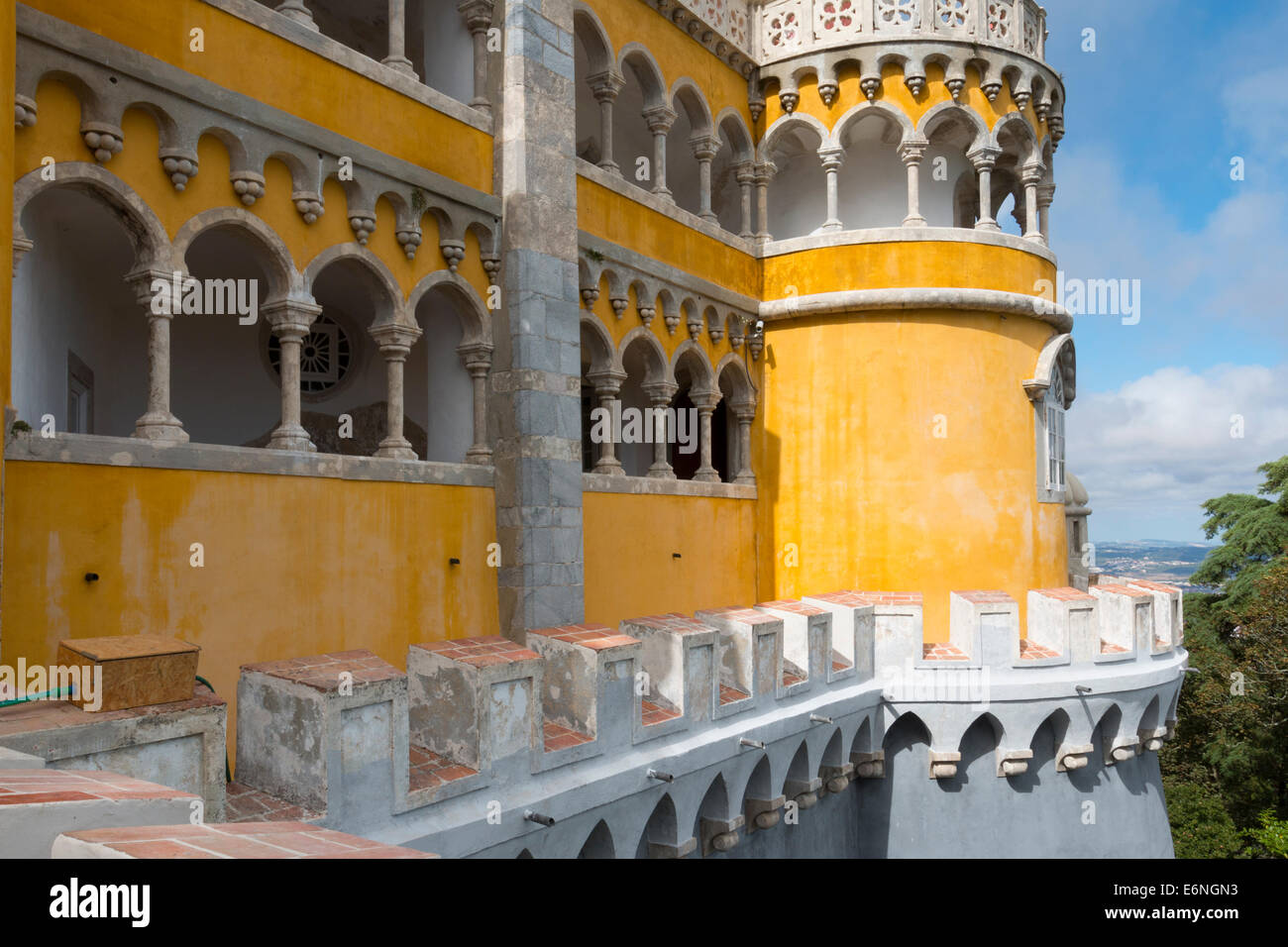 Colorful Pena palace, Sintra, Portugal Stock Photo - Alamy
