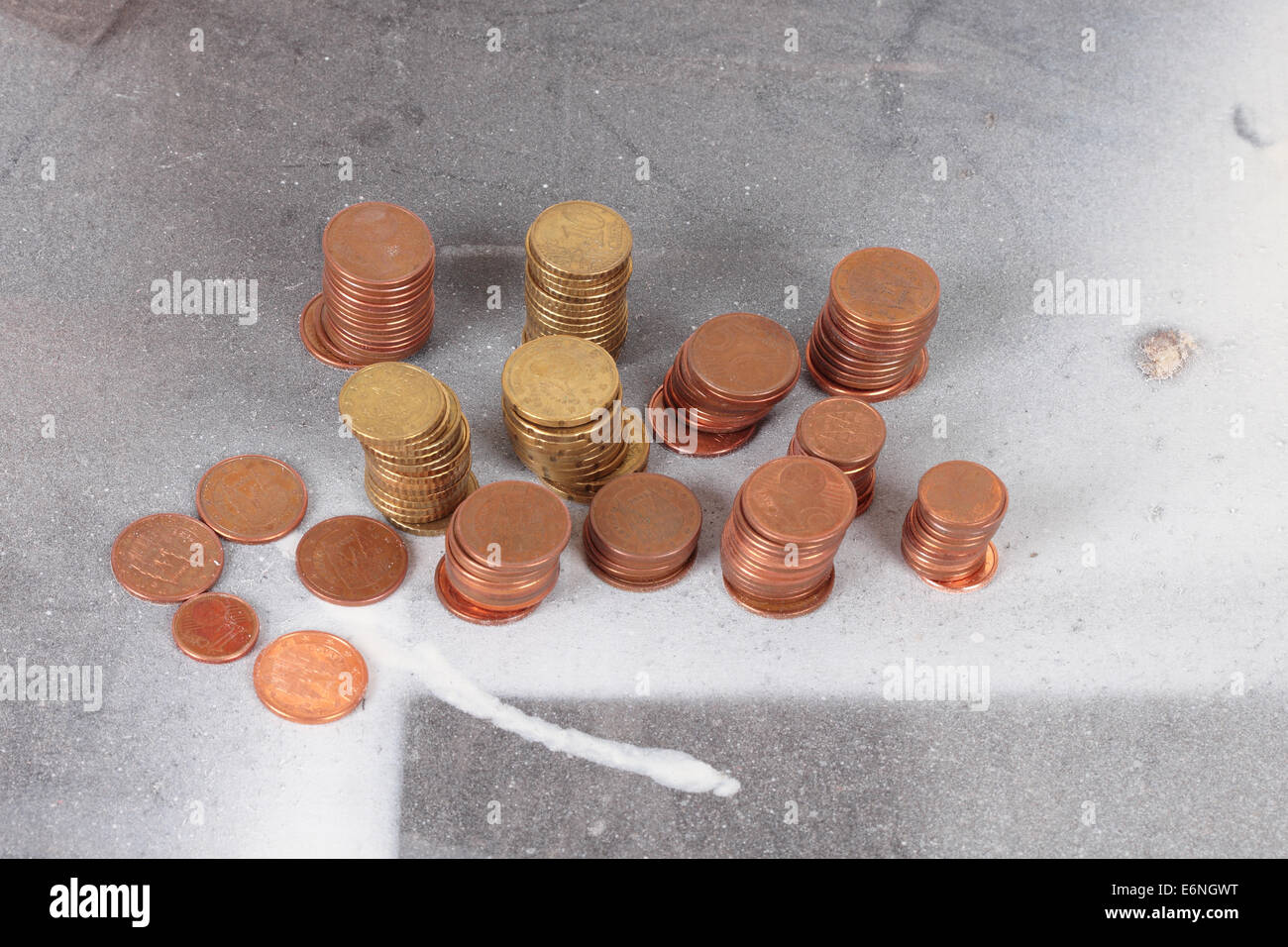 Dirty coin hi-res stock photography and images - Alamy
