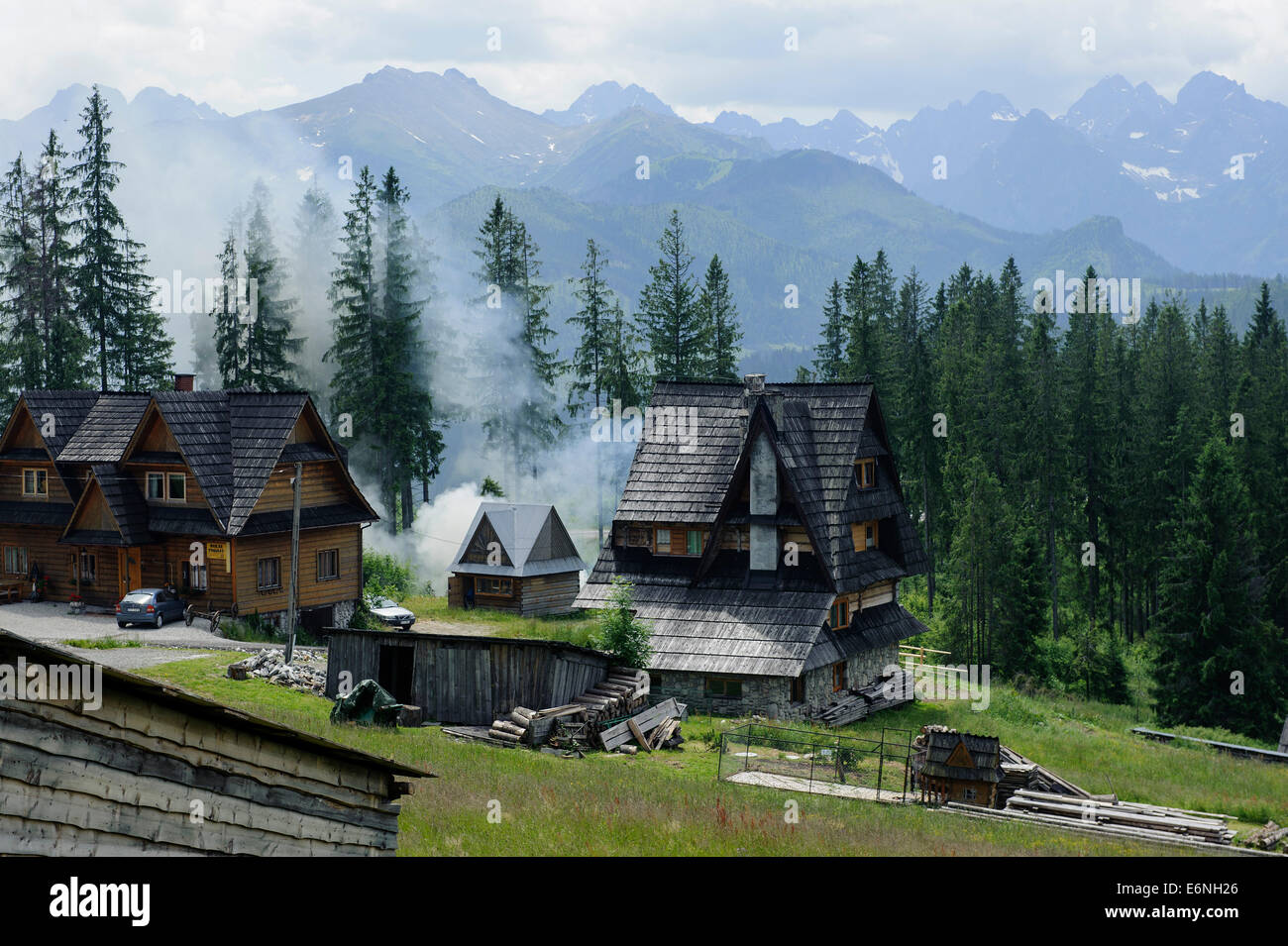 Mountain village tatra mountains hi-res stock photography and images ...
