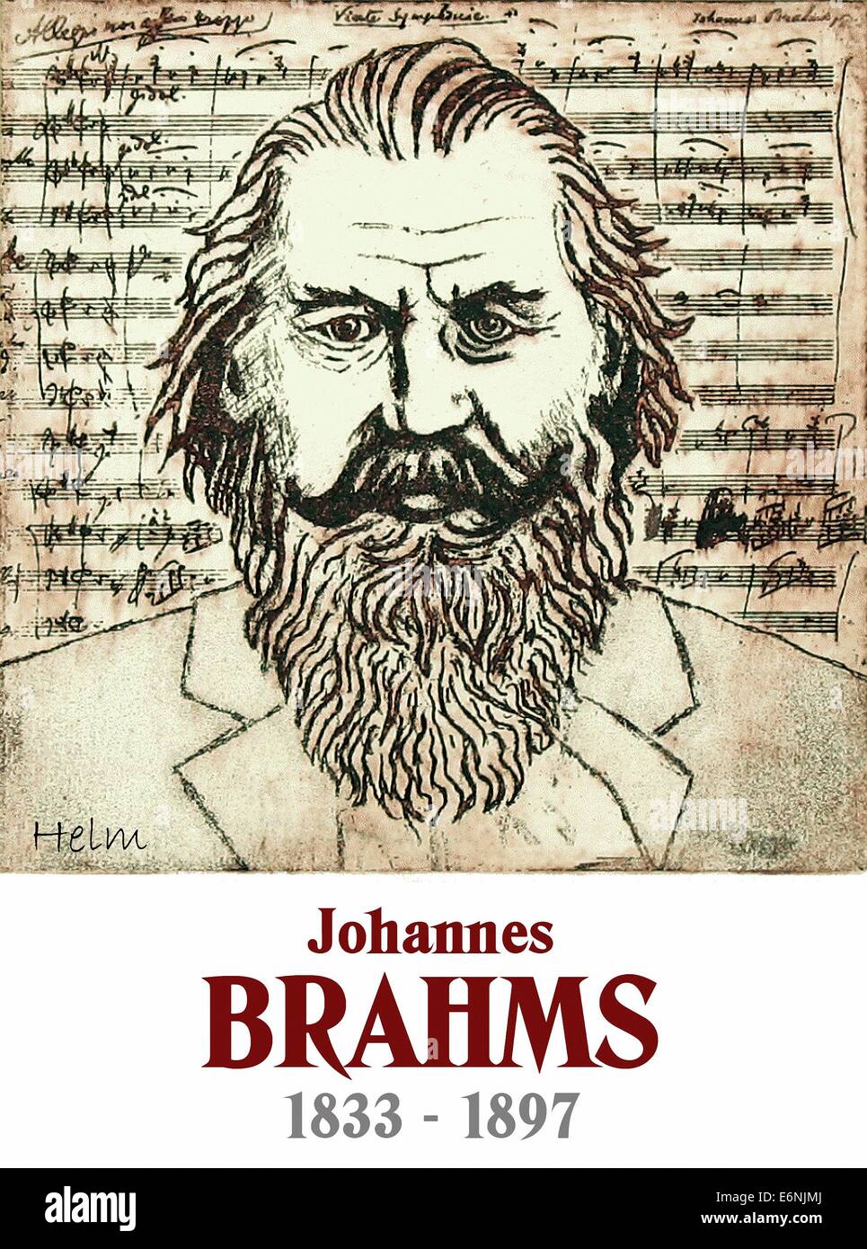 Brahms portrait hi-res stock photography and images - Alamy
