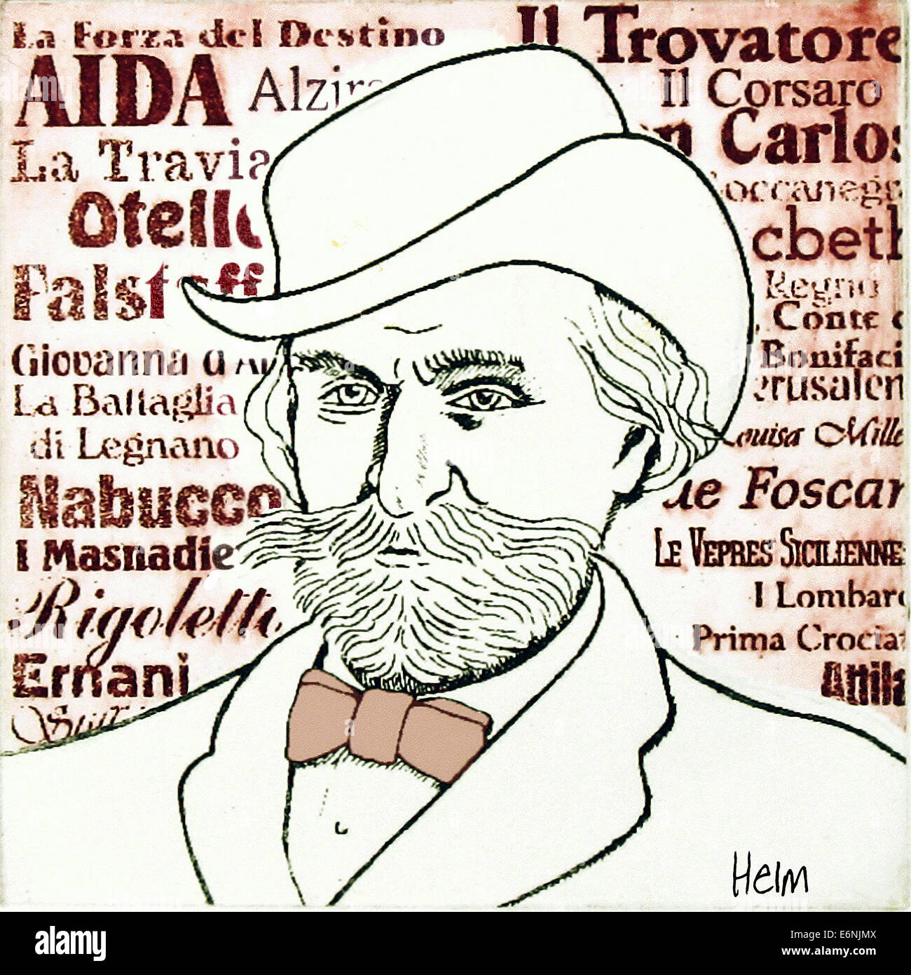 Giuseppe Verdi Poster