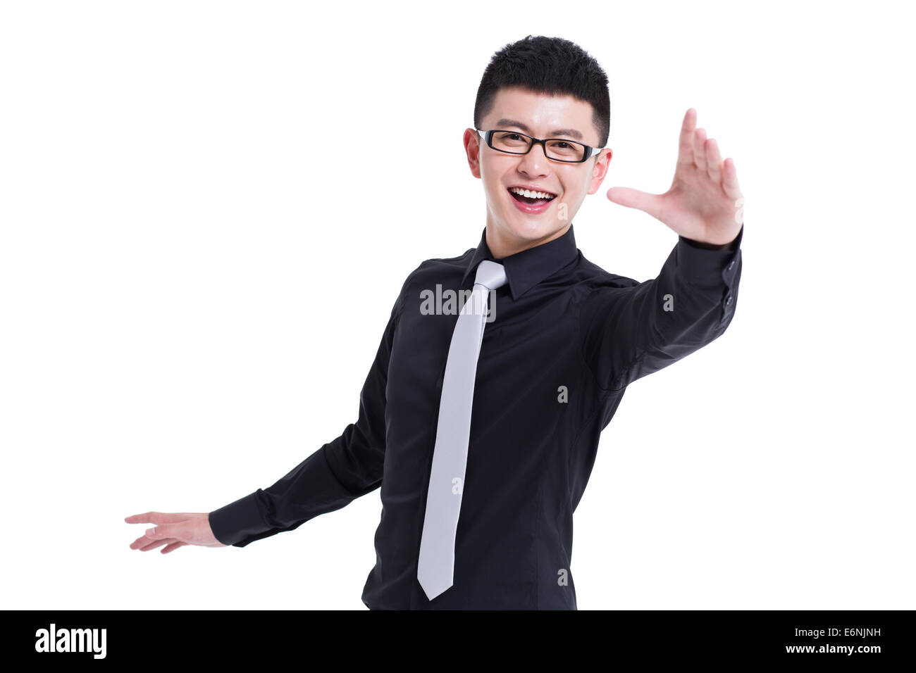 Cheerful young man Stock Photo - Alamy
