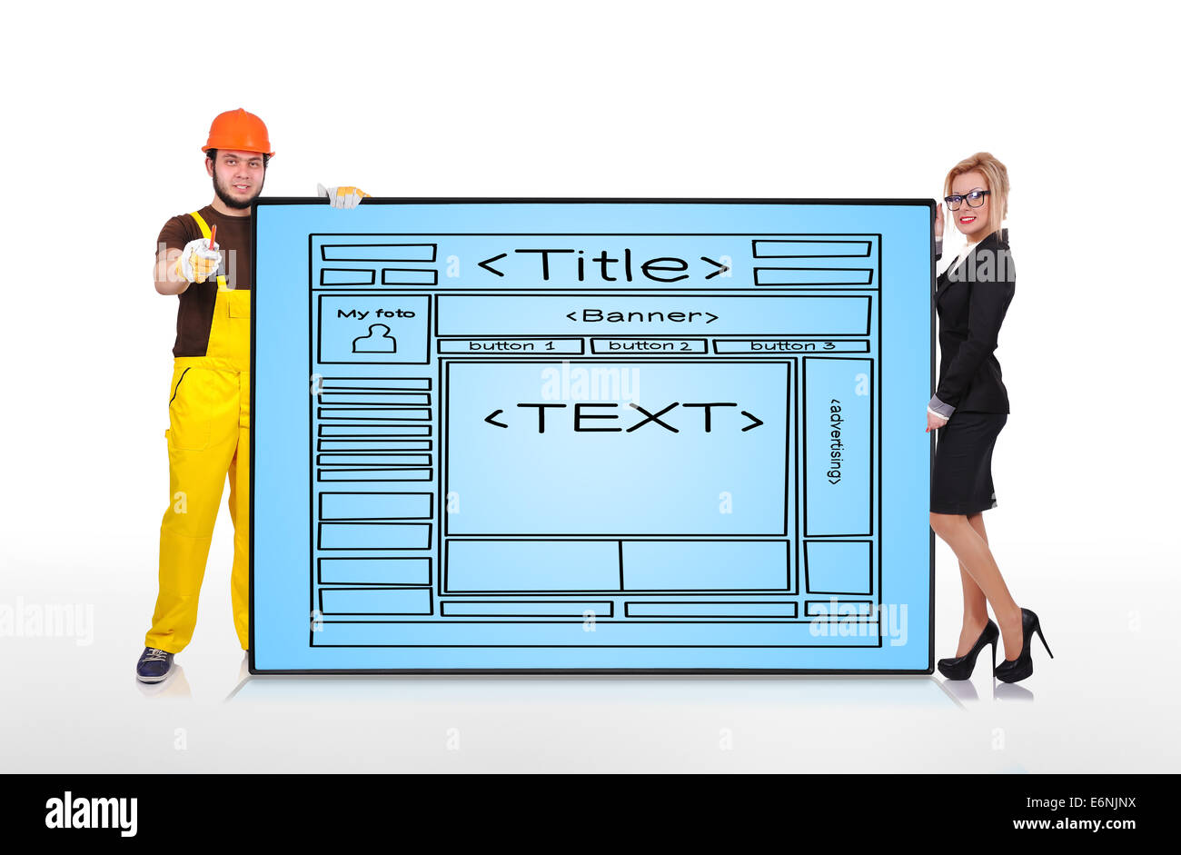 Plasma panel template web hi-res stock photography and images - Alamy