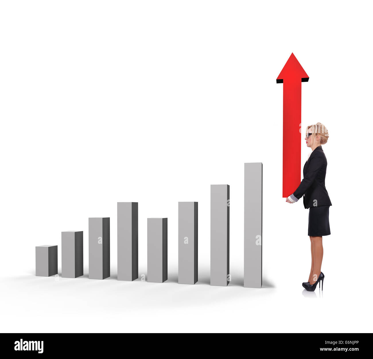 Big arrow diagram hi-res stock photography and images - Alamy