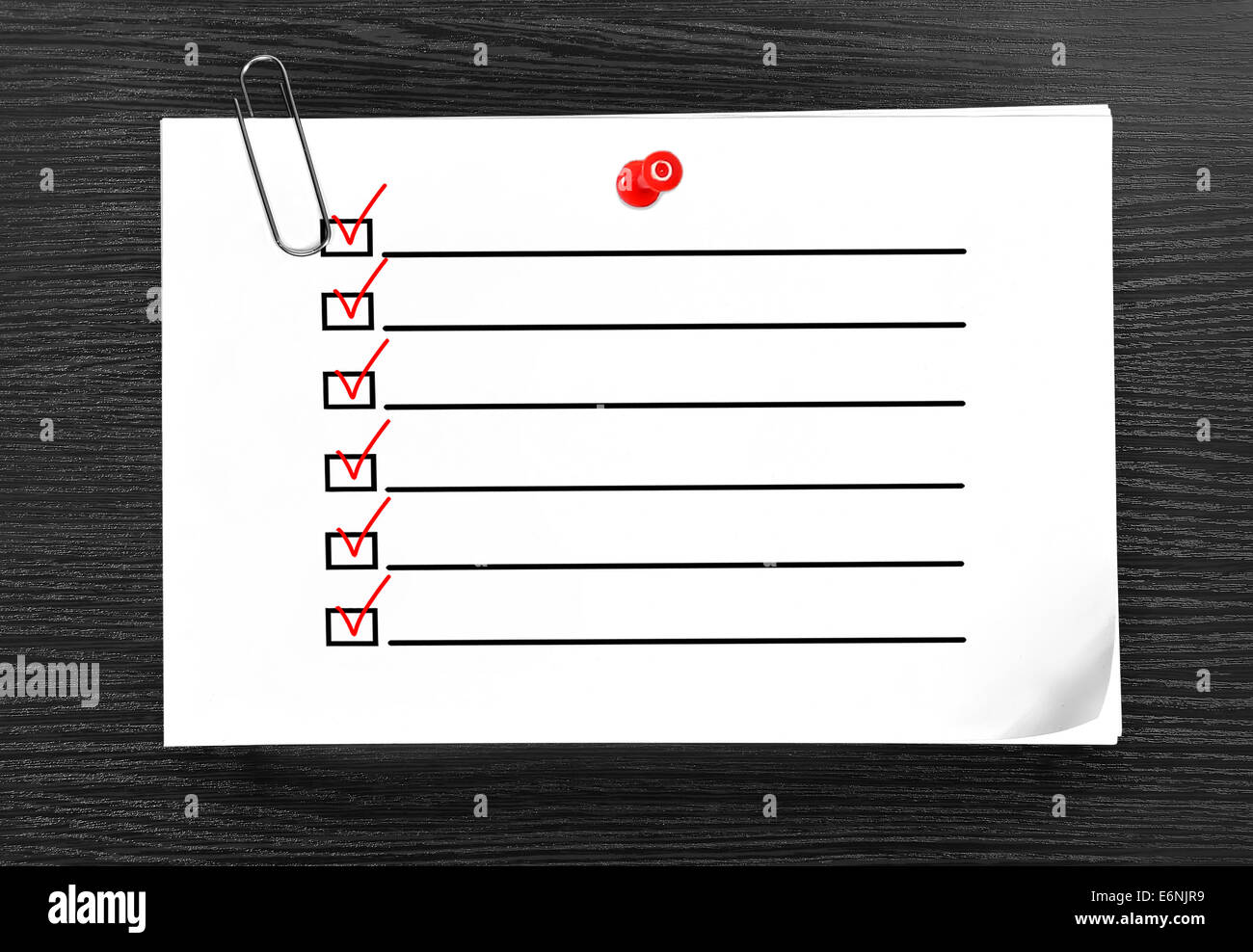 Checklist box hi-res stock photography and images - Alamy