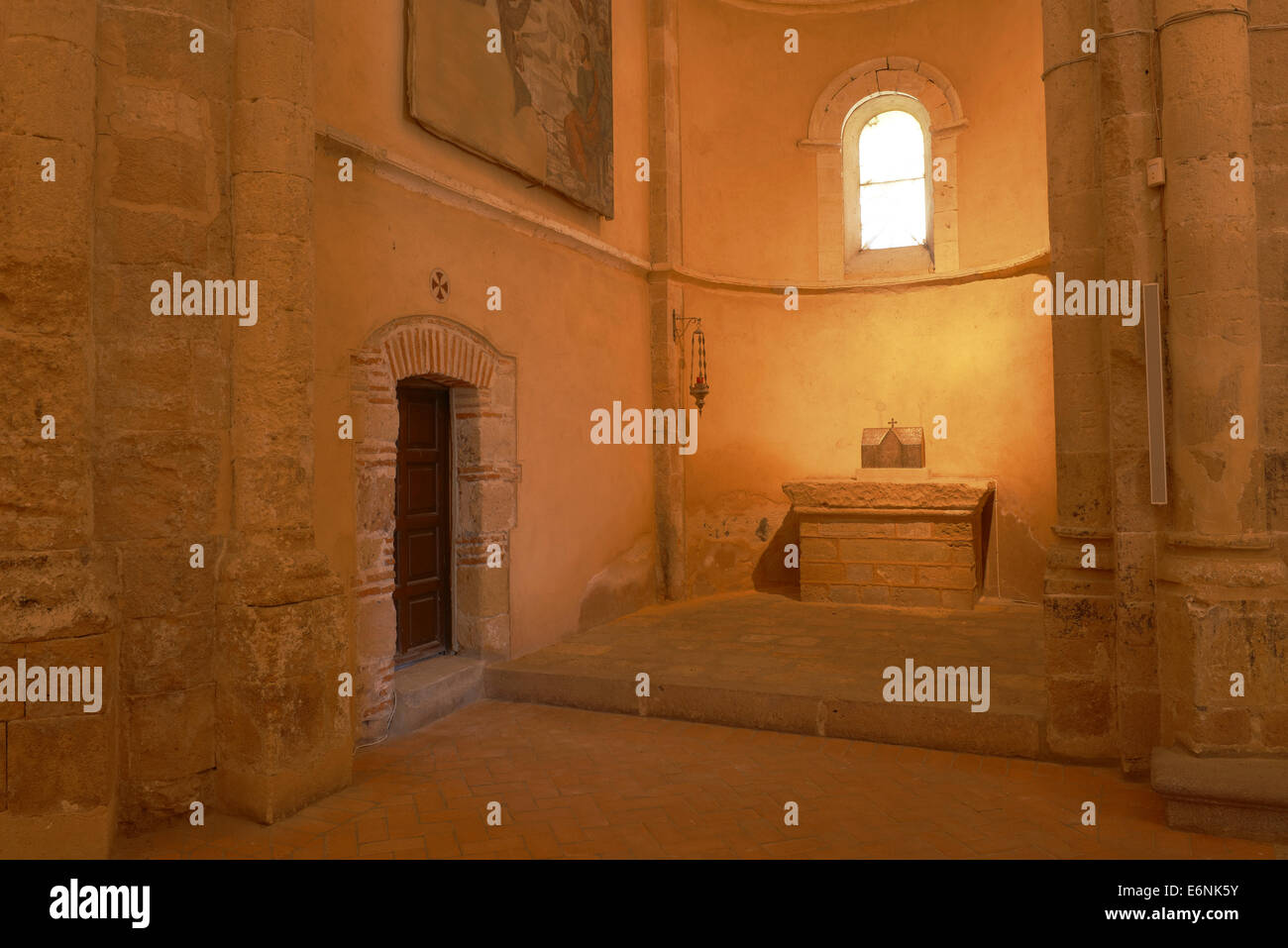 Templar church of the Vera Cruz, Zamarramala. Segovia, Spain Stock ...