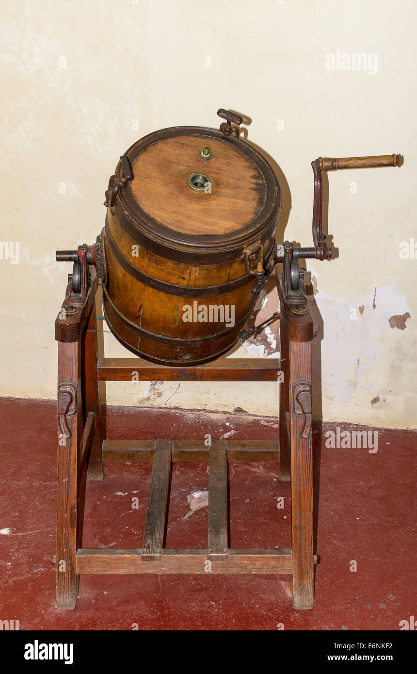 Victorian butter making urn England UK Stock Photo - Alamy
