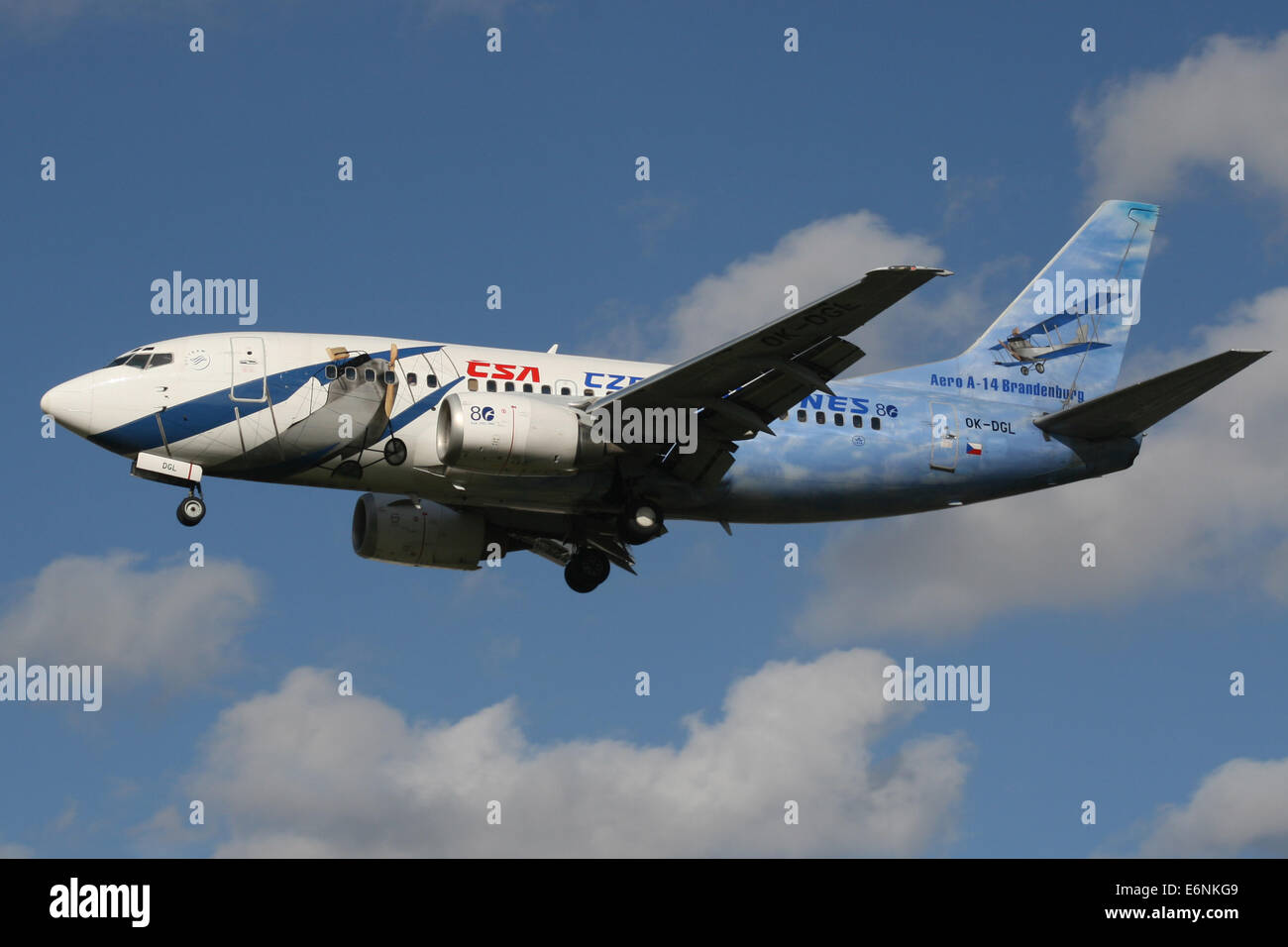 CSA CZECH AIRLINES BOEING 737 Stock Photo - Alamy