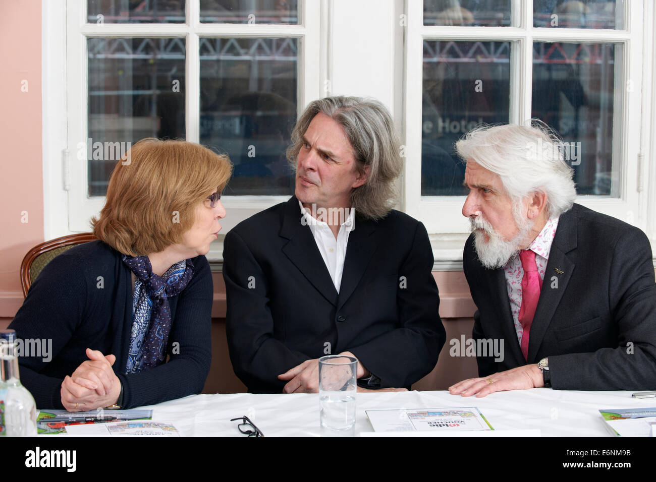 Ursula Buchan, Peter Stanford & Sir Roy Strong at the Oldie Literary ...