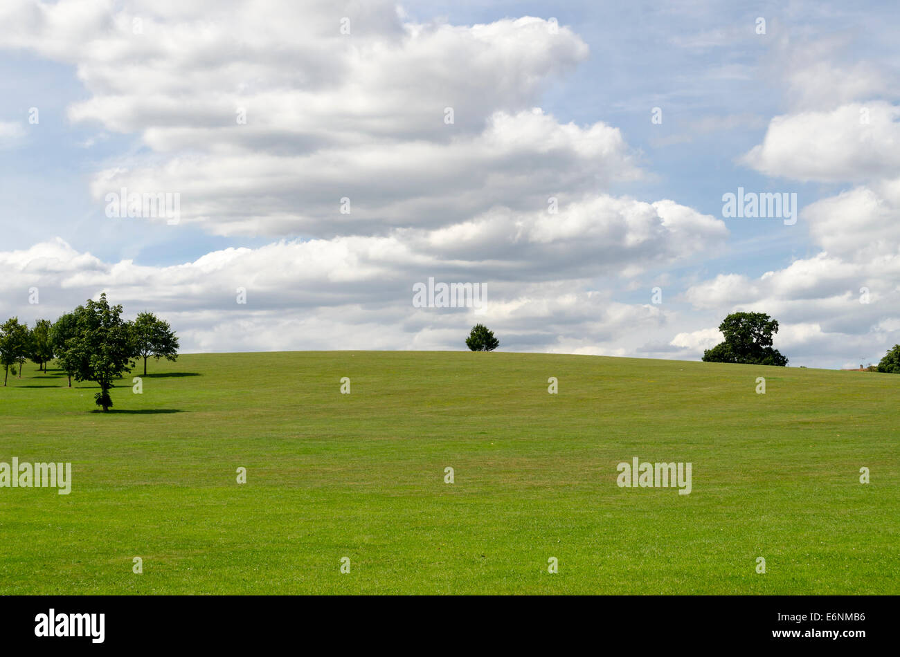 England countryside on a summers day with clouds, UK Stock Photo - Alamy