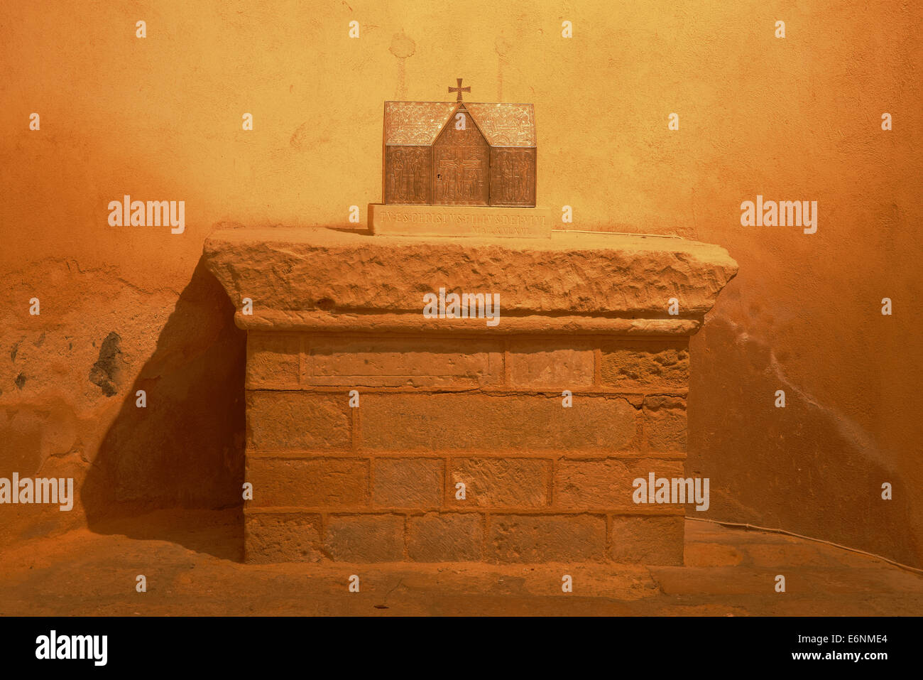 Templar church of the Vera Cruz, Zamarramala. Segovia, Spain Stock ...