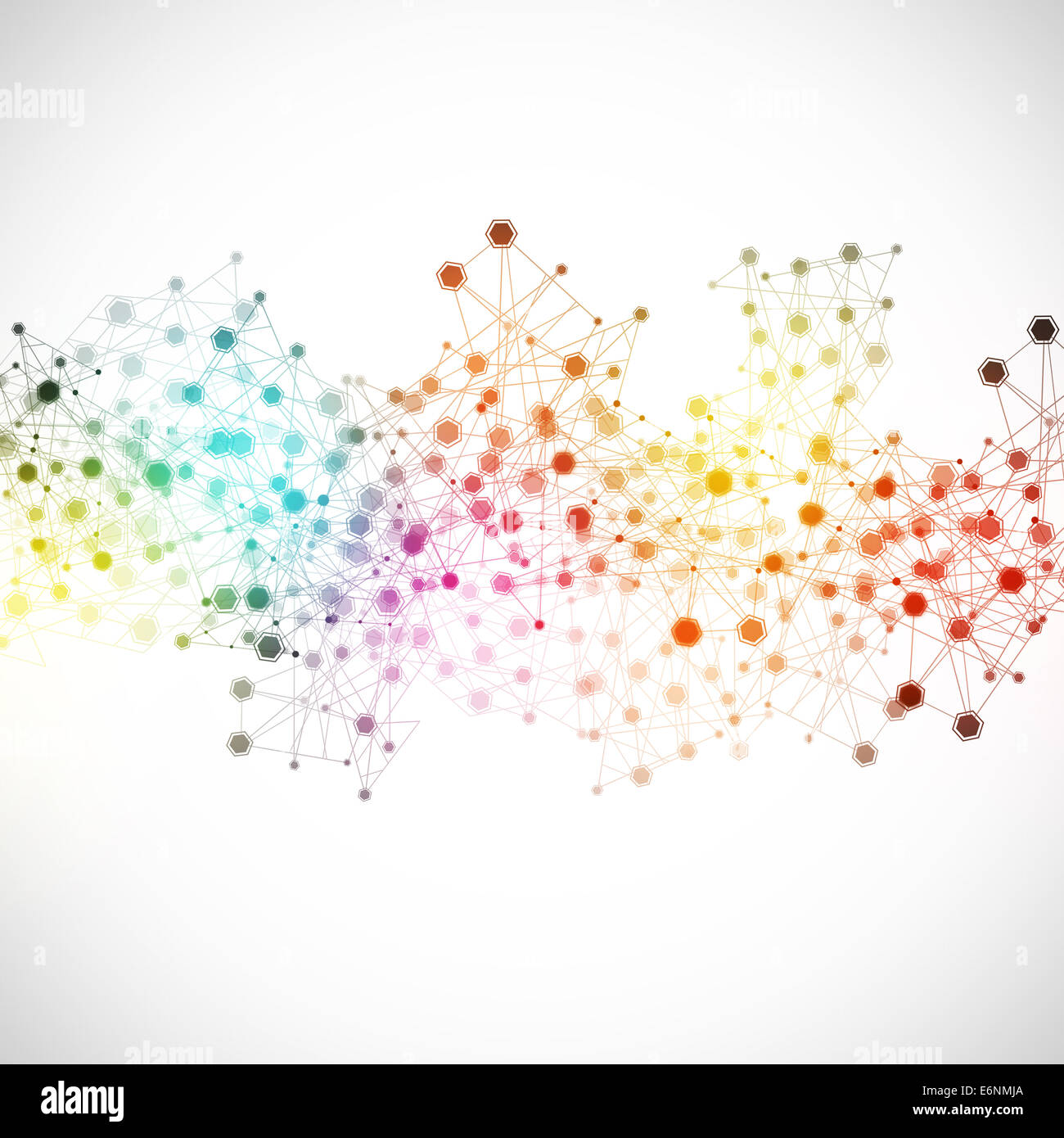 abstract net global connections concept multicolor background Stock ...