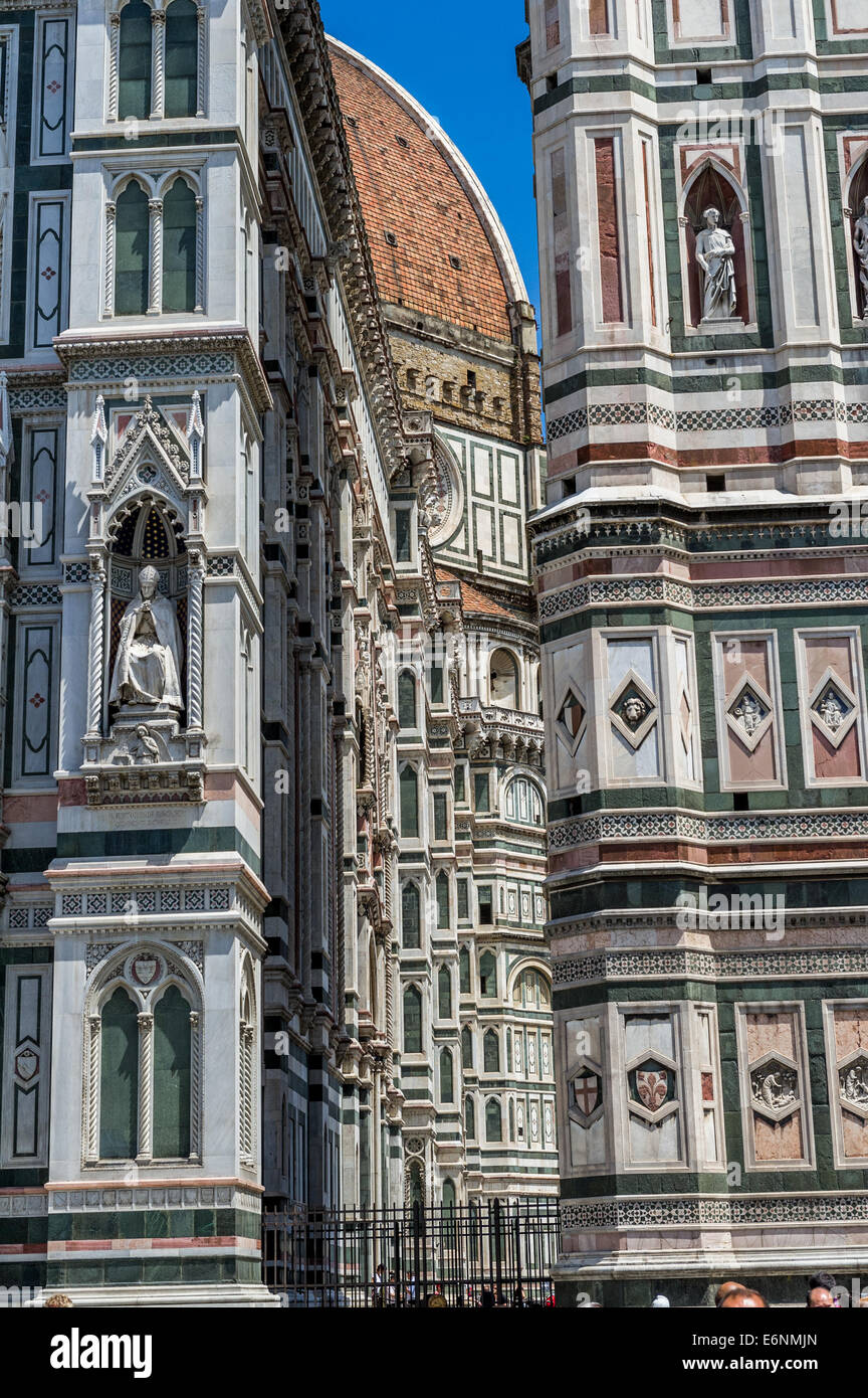 The Basilica of Saint Mary of the flower is the main church of Florence ...