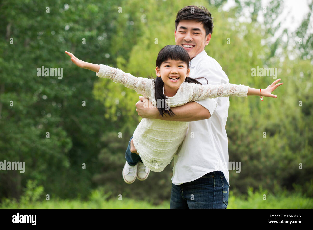 Happy father and daughter Stock Photo - Alamy