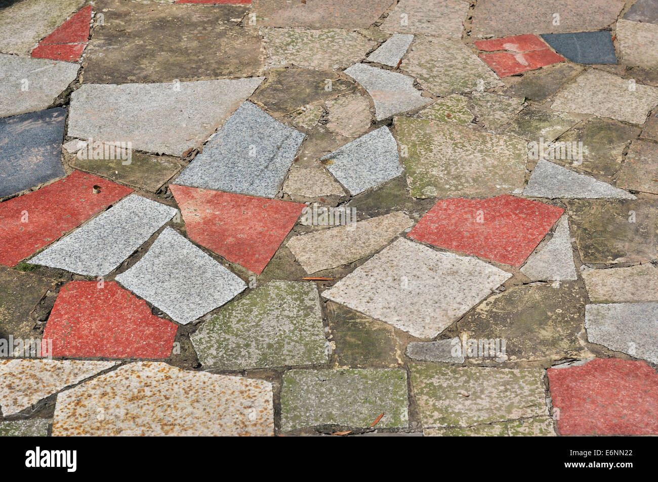 colorful stone walkway Stock Photo - Alamy
