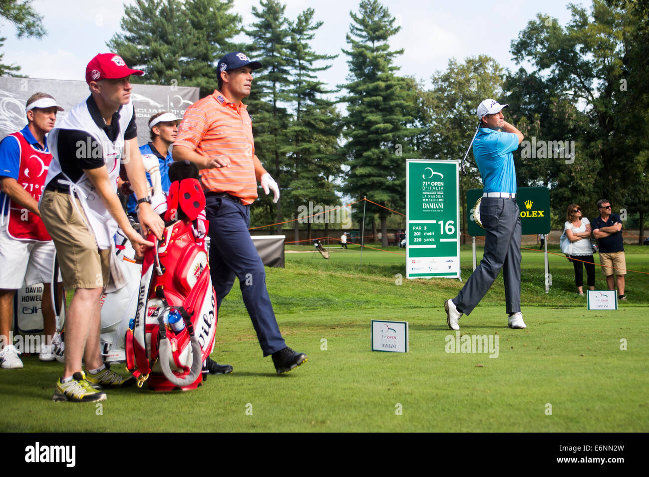 David Howell in action during the first Round of 71th Italian Open held ...