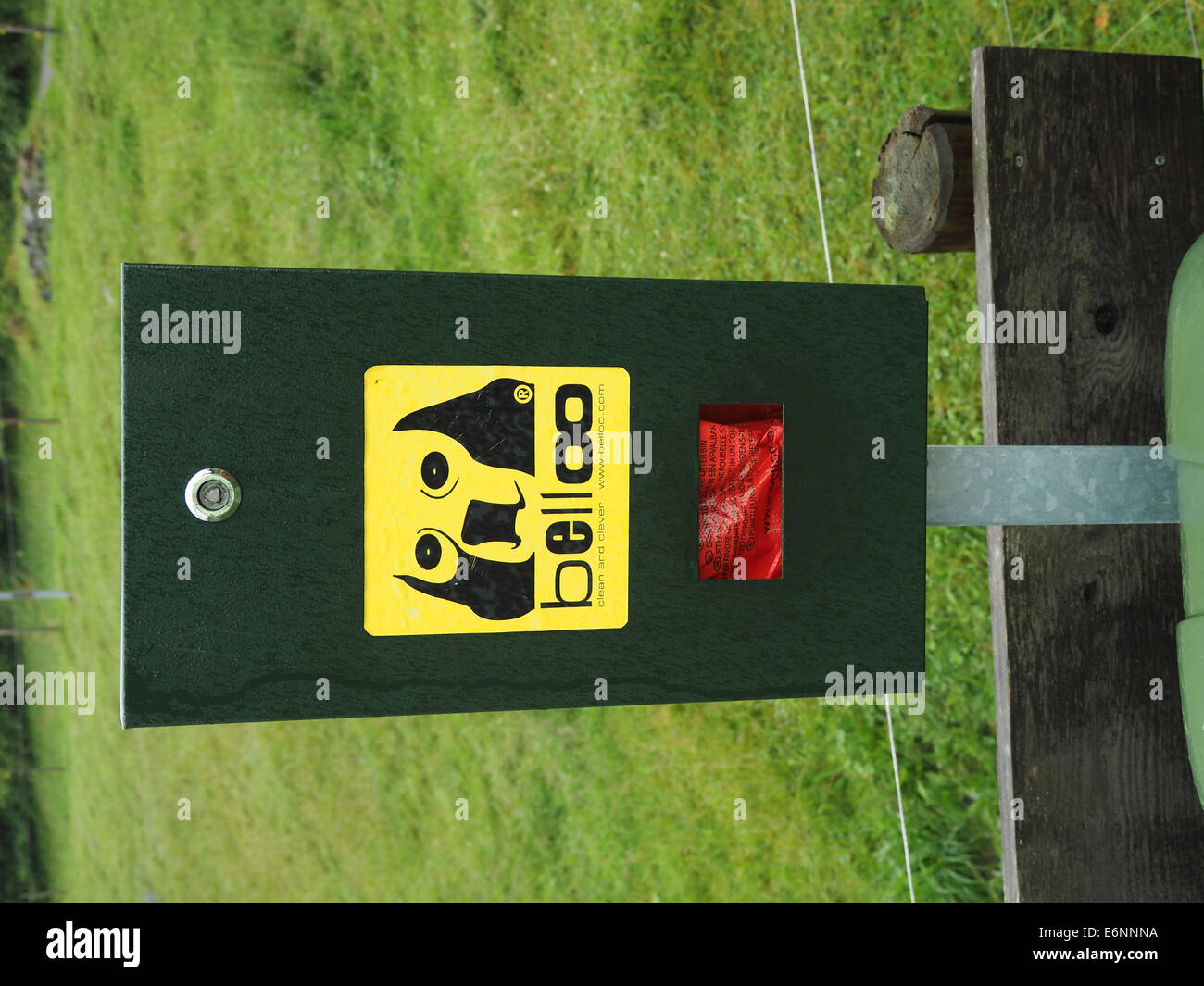 A box with plastic bags for dog dirt is seen near Altglashuetten in the ...