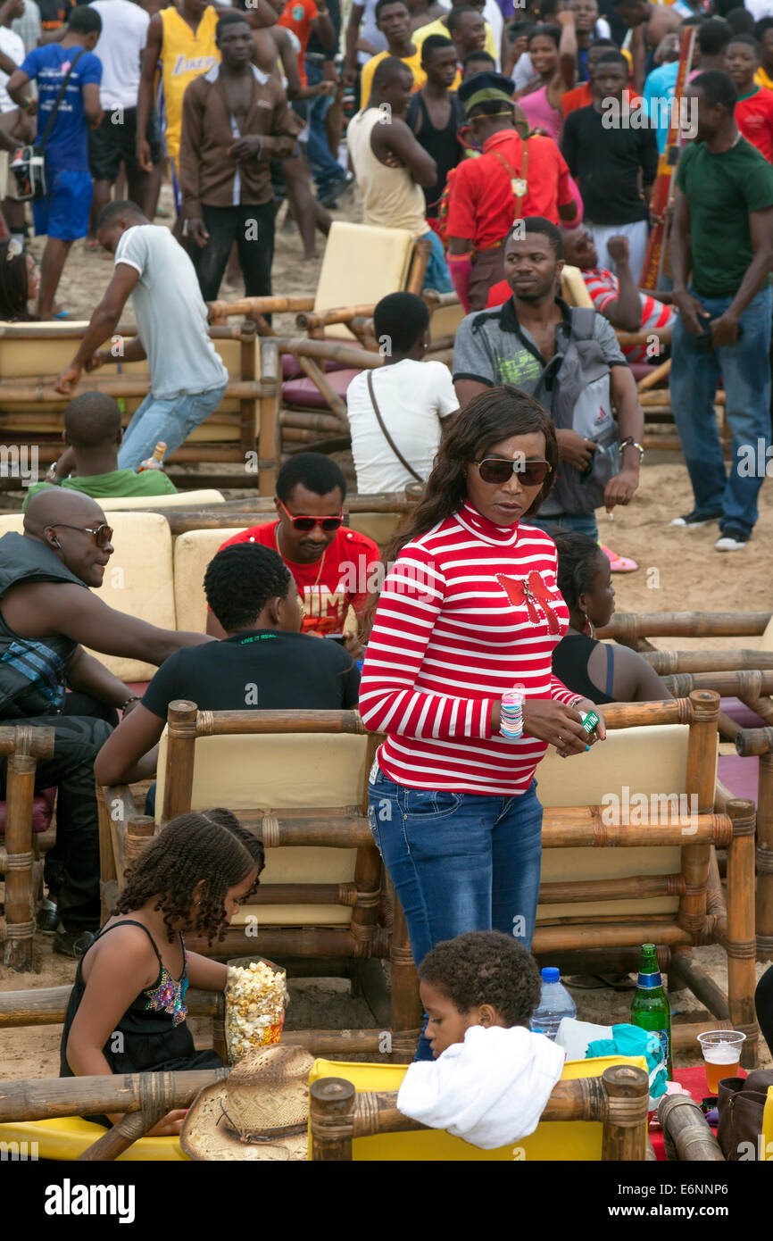 Labadi beach accra party hi-res stock photography and images - Alamy