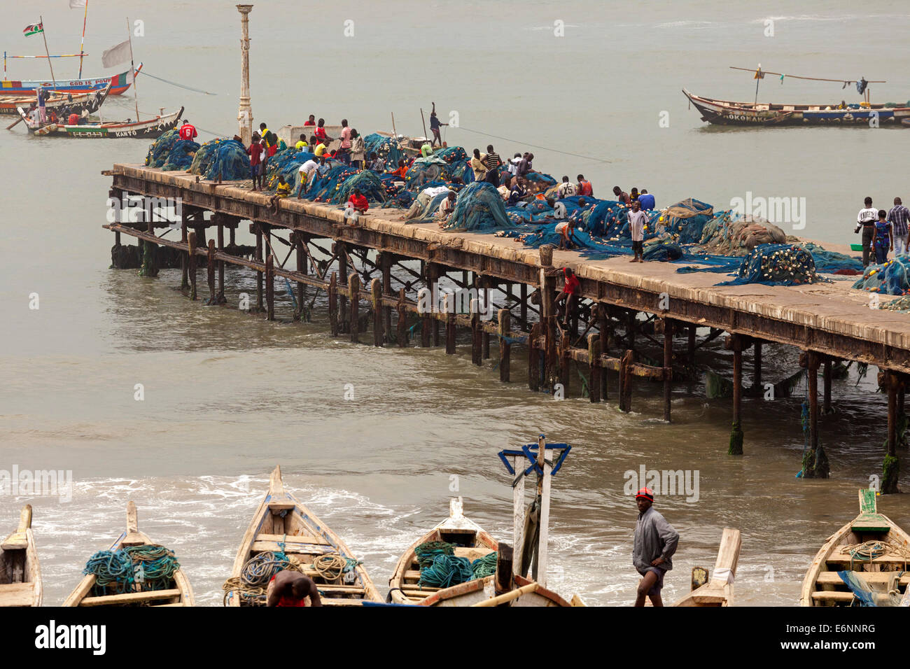 Fishing village, Jamestown, Accra, Ghana, Africa Stock Photo - Alamy