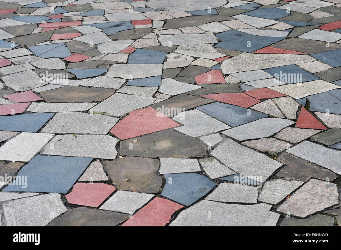 colorful stone walkway Stock Photo - Alamy
