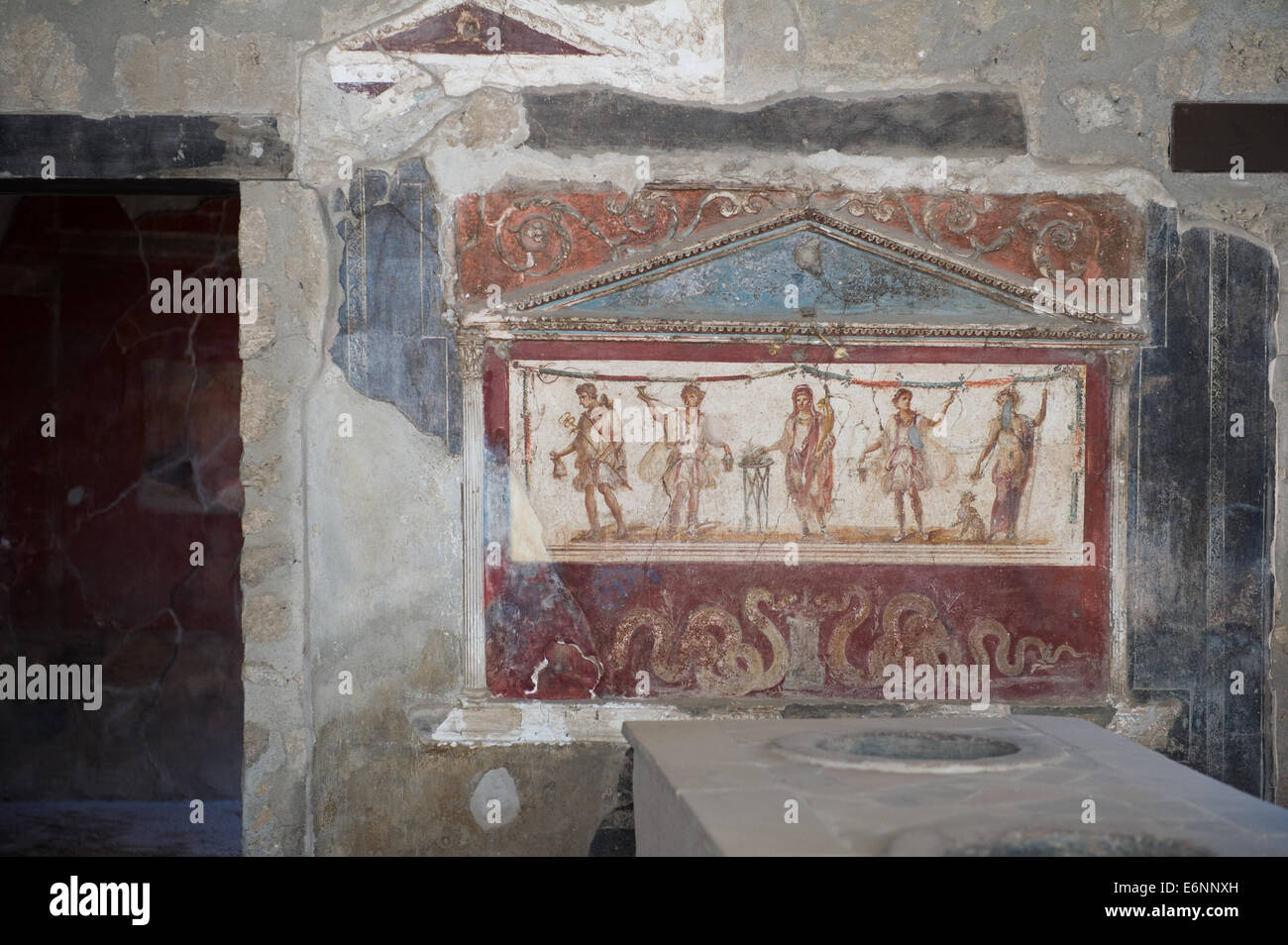 Wall paintings pompeii hi-res stock photography and images - Alamy