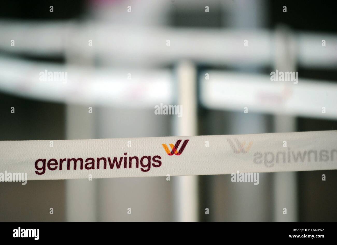 Cologne, Germany. 28th Aug, 2014. The logo of Germanwings airline on a ...
