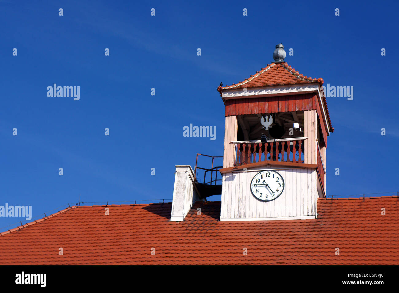City Hall clock tower Stock Photo - Alamy