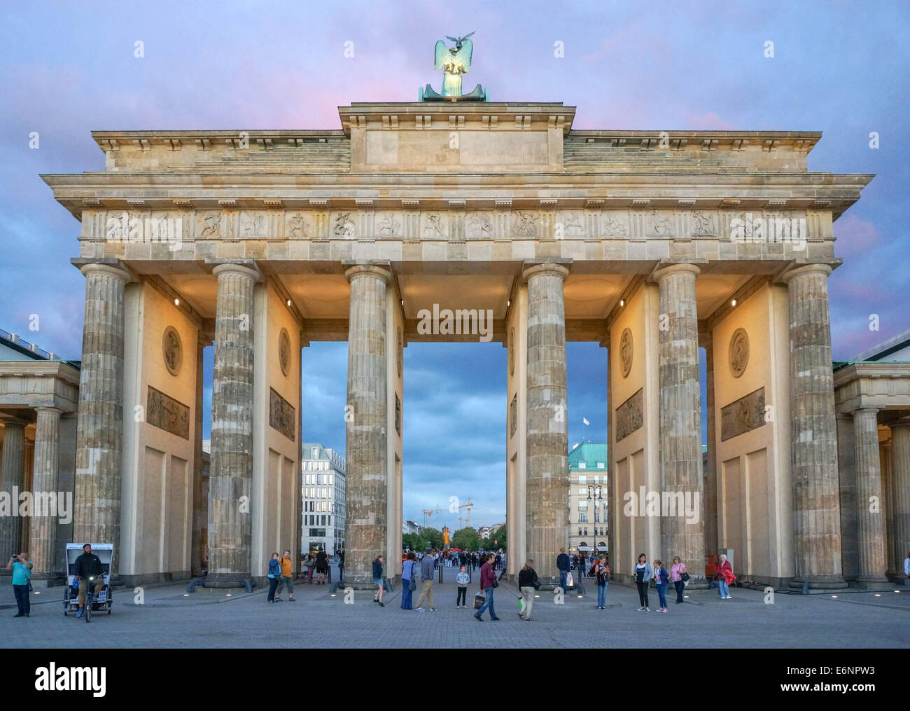 Germany: Berlin's Brandenburg Gate seen from the west. Photo from 20 ...