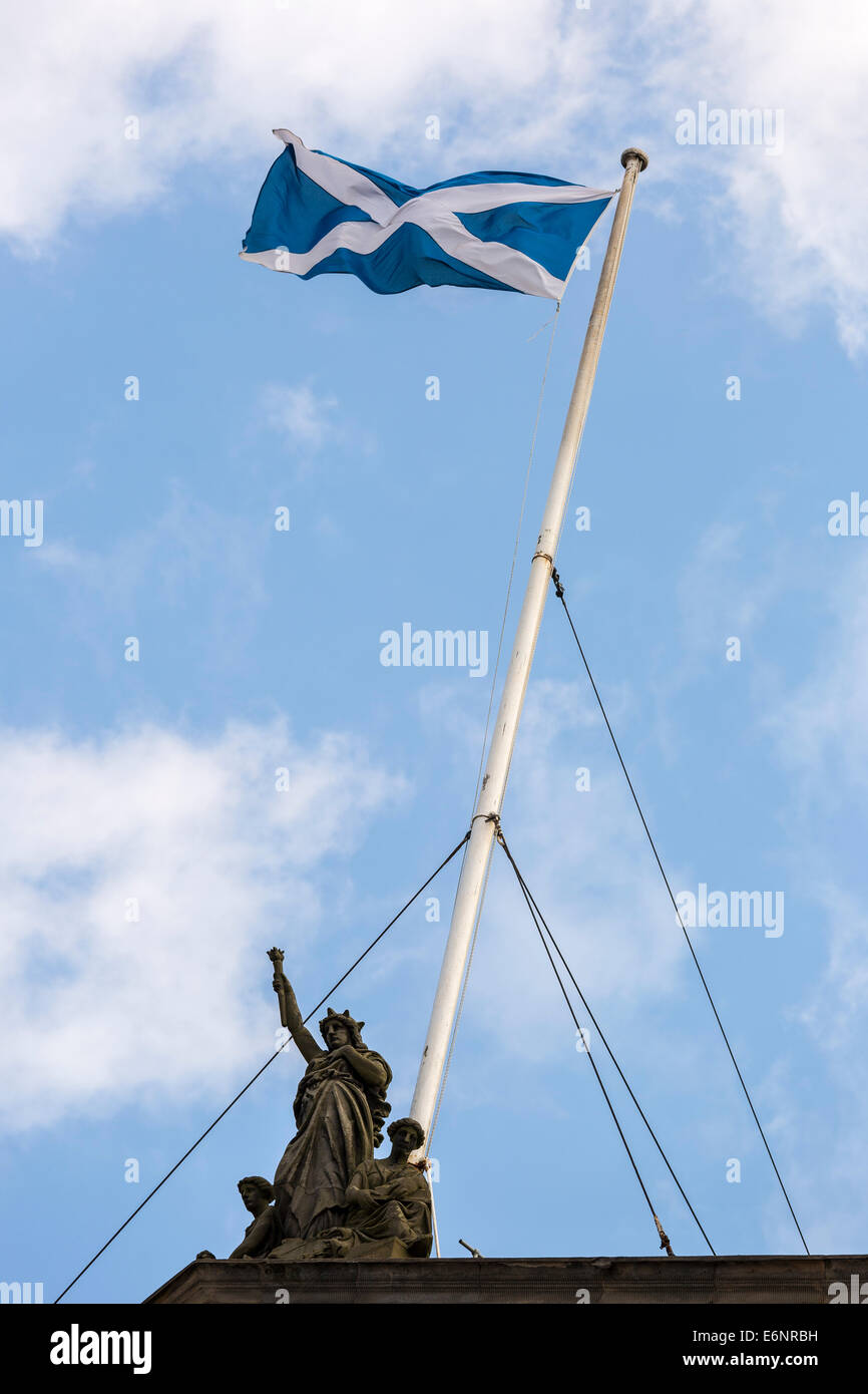 Scotland supports flag hi-res stock photography and images - Alamy