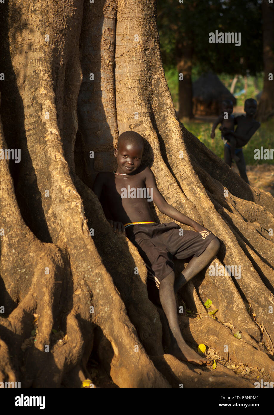 Ethiopia Gambela Village Anuak Tribe High Resolution Stock Photography ...