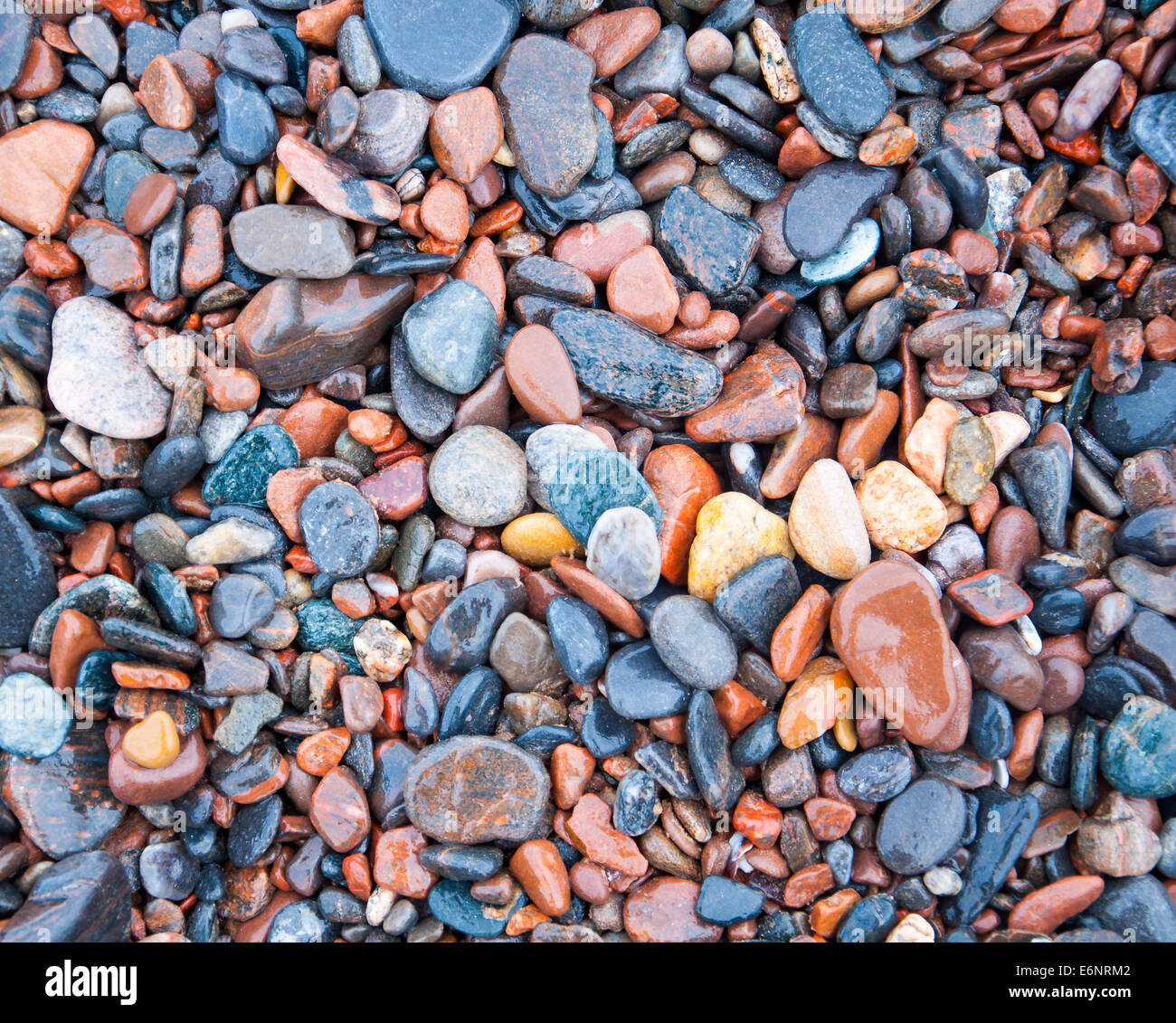 Sea pebbles white background hi-res stock photography and images - Alamy