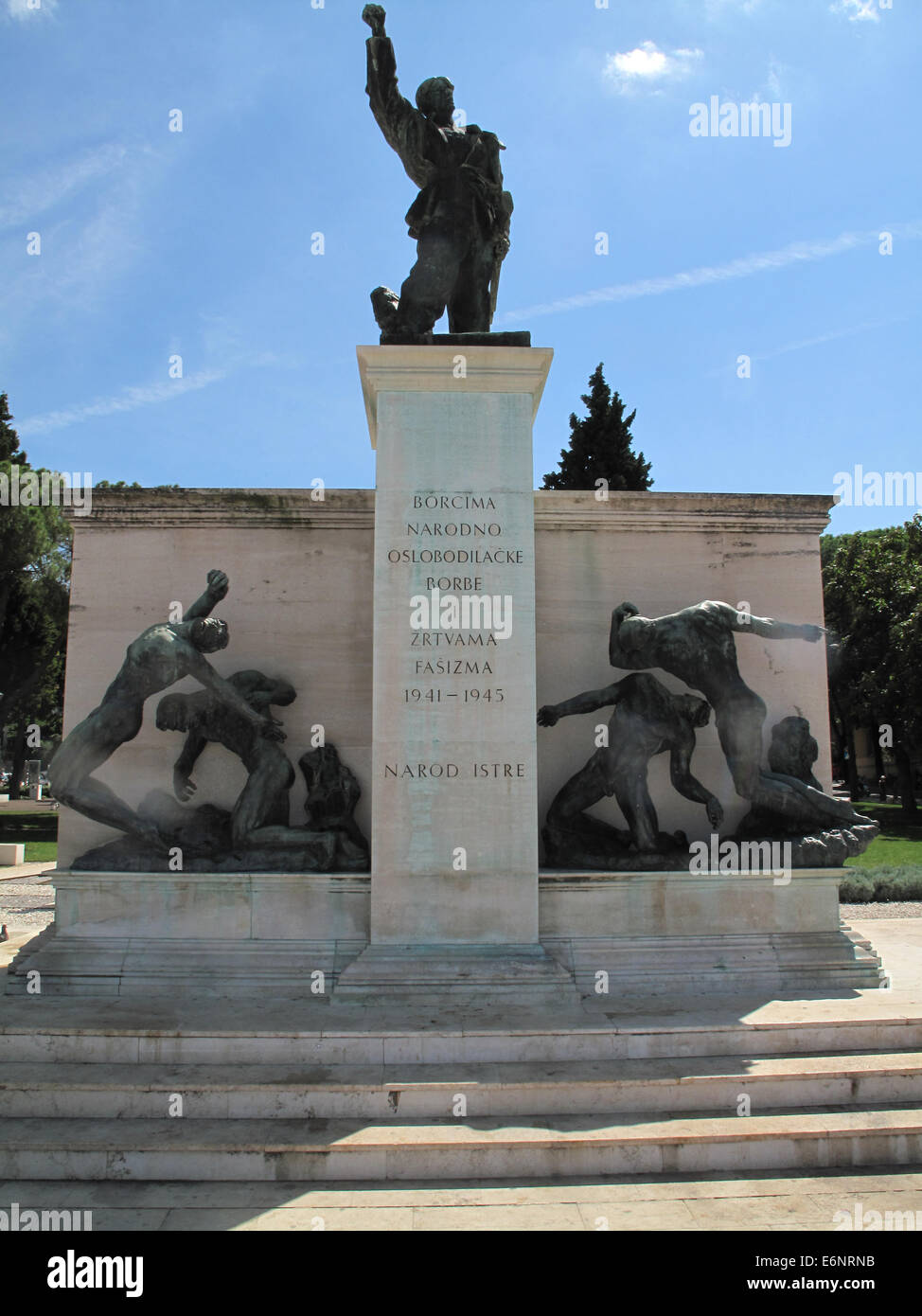 WWII war memorial in Pula Istria Croatia Stock Photo - Alamy
