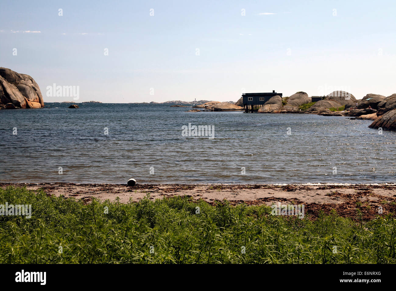 Numerous small islands form the skerry landscape around Stavern. A ...