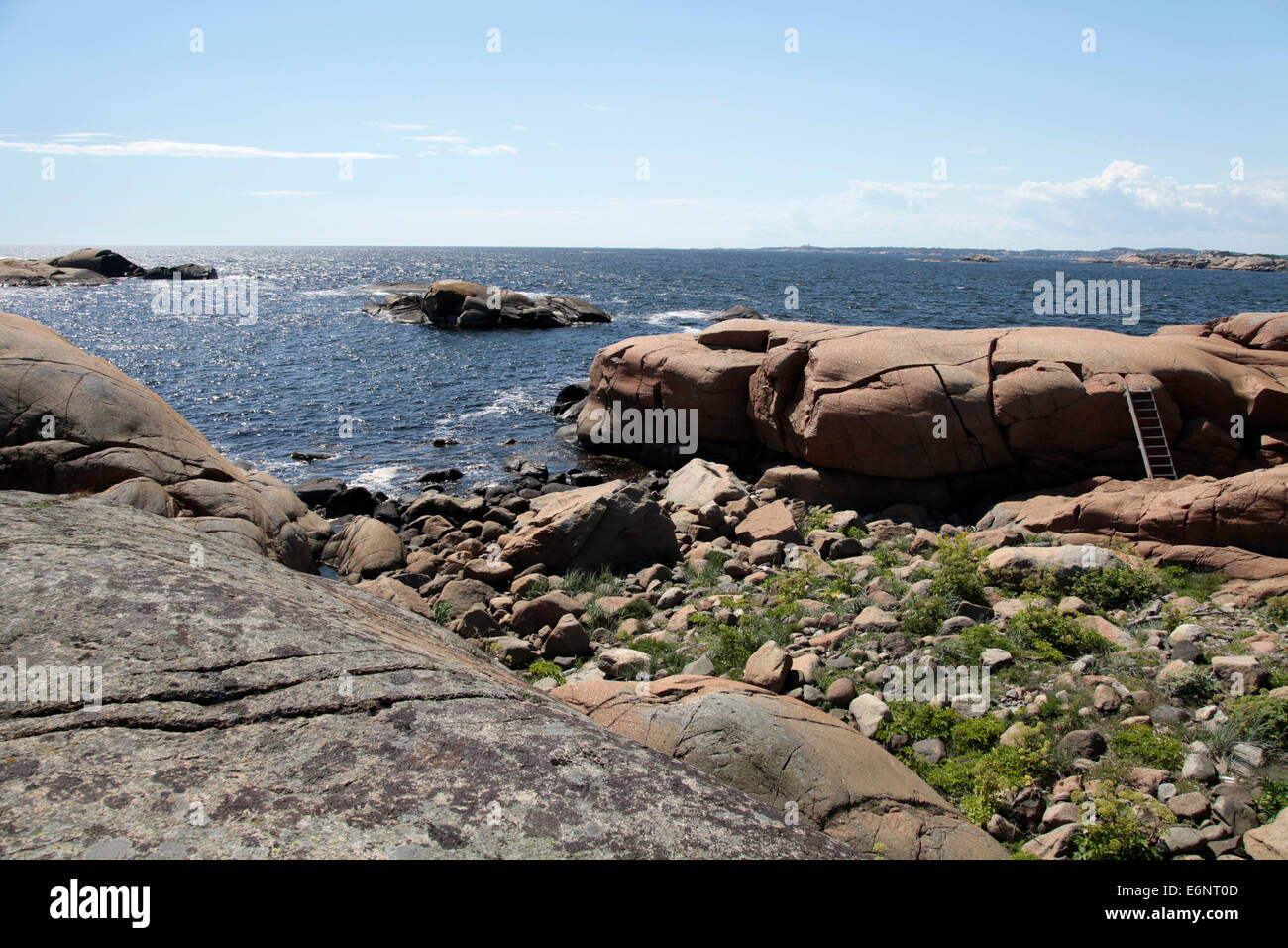 Numerous small islands form the skerry landscape around Stavern. A ...