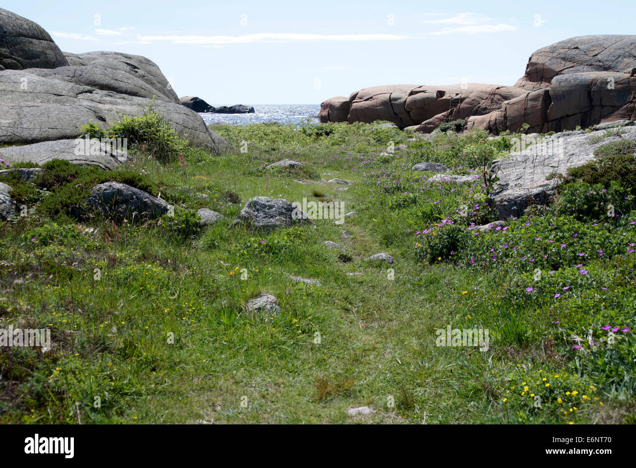 Numerous small islands form the skerry landscape around Stavern. A ...