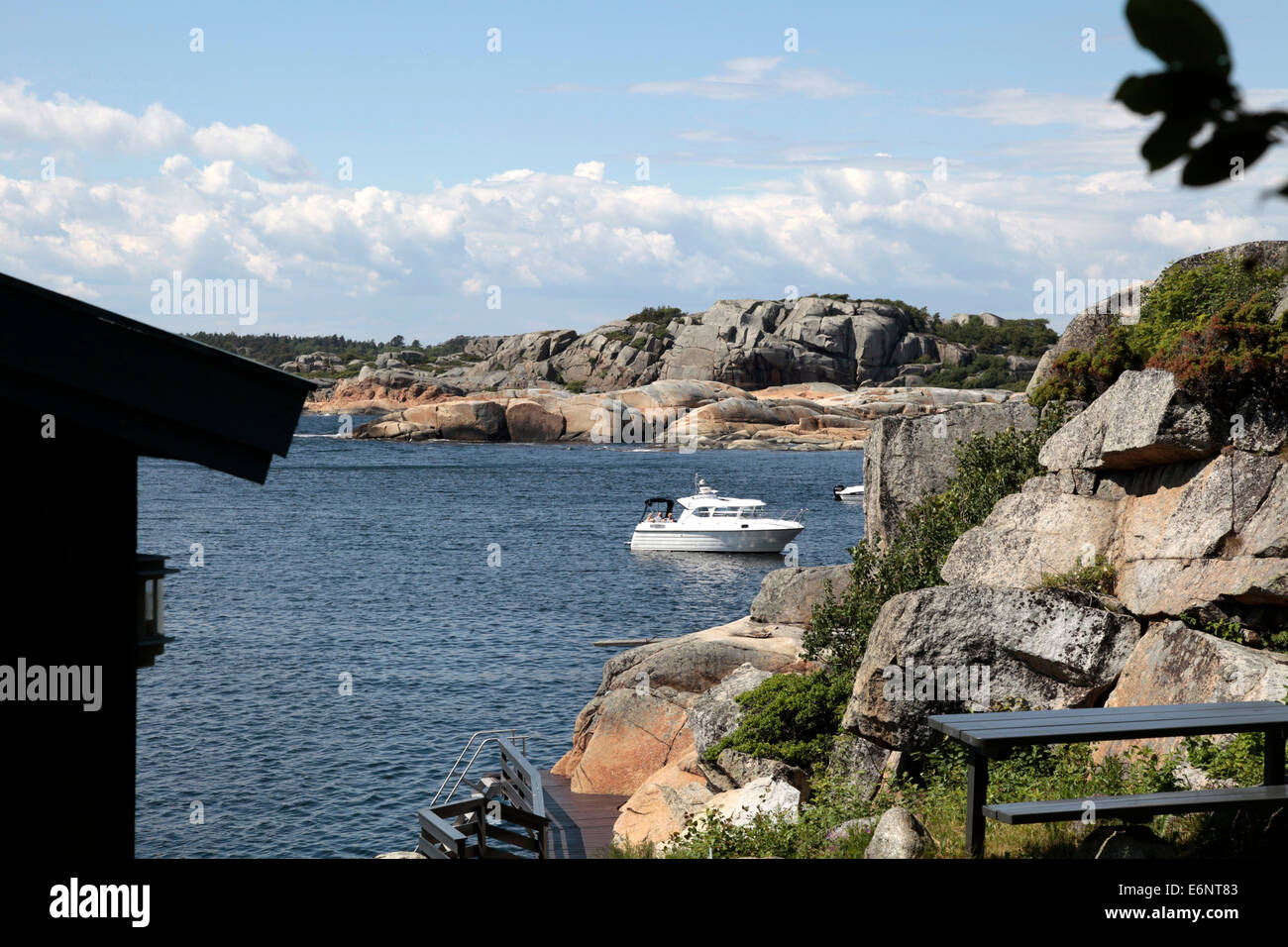 Numerous small islands form the skerry landscape around Stavern. A ...