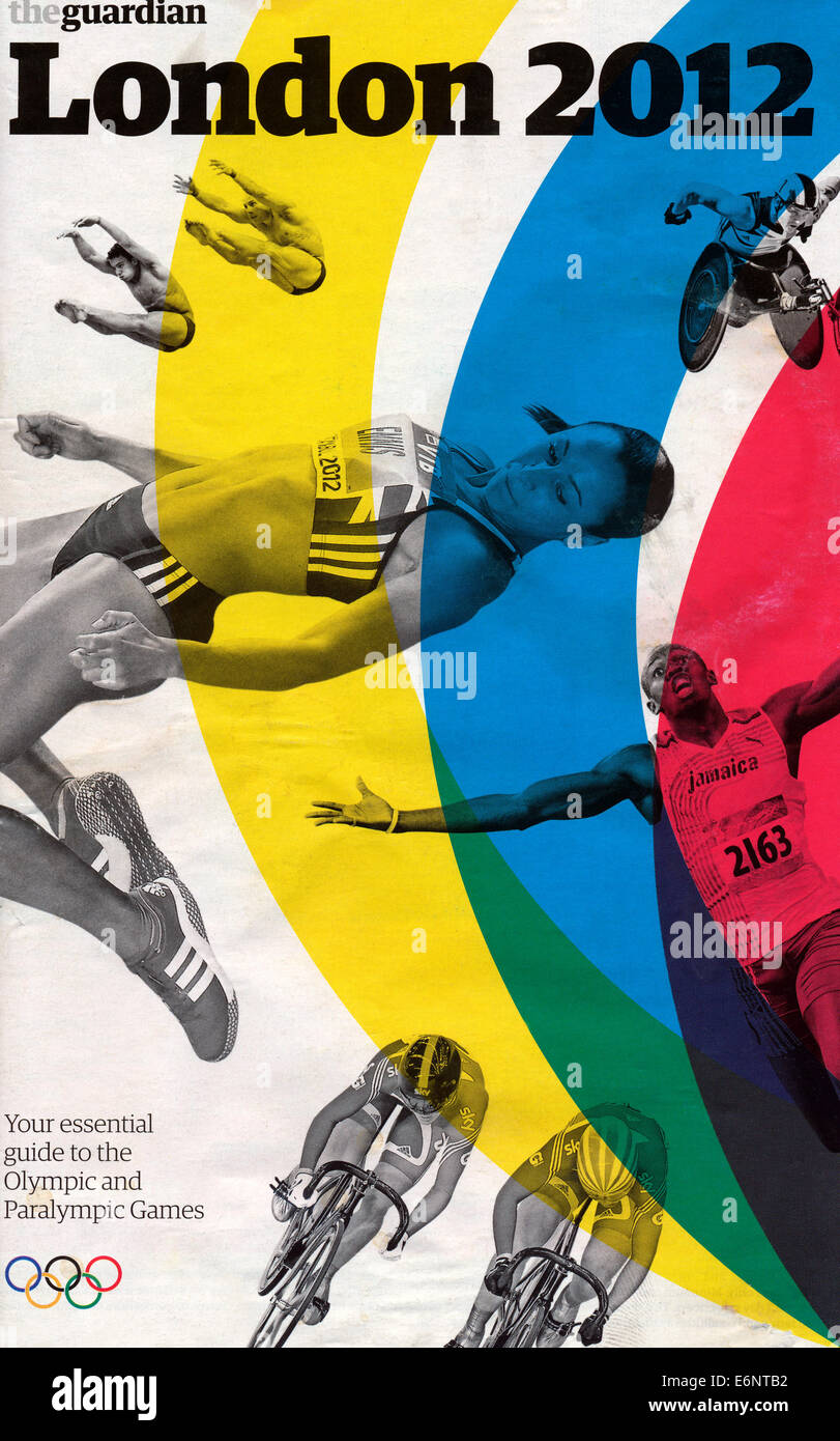 LONDON 2012 Olympics Guardian newspaper guide publication England UK ...