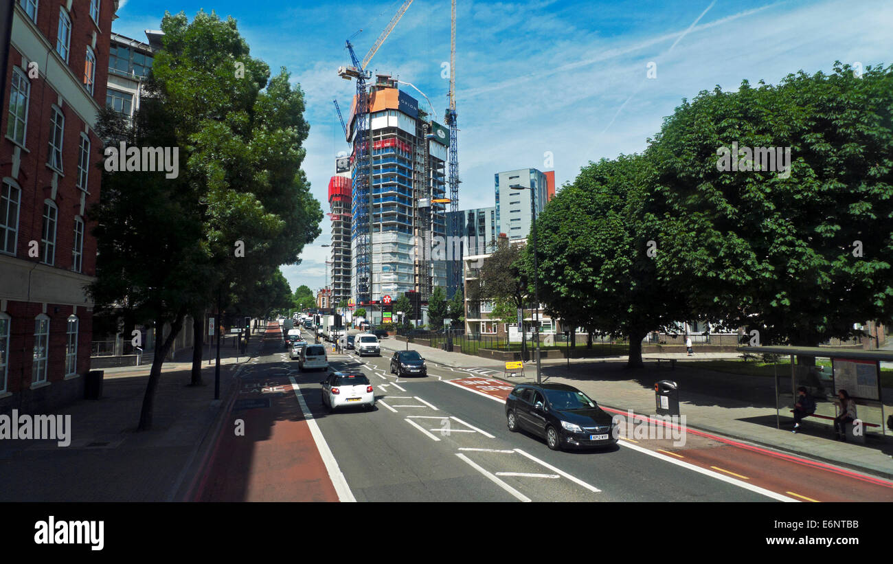 High Rise exclusive apartment building under construction on City Road ...