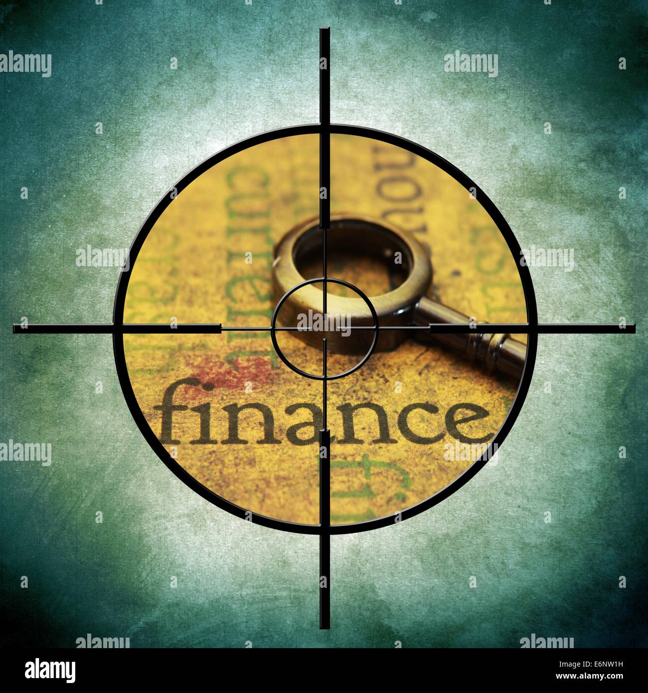 Finance target concept Stock Photo - Alamy