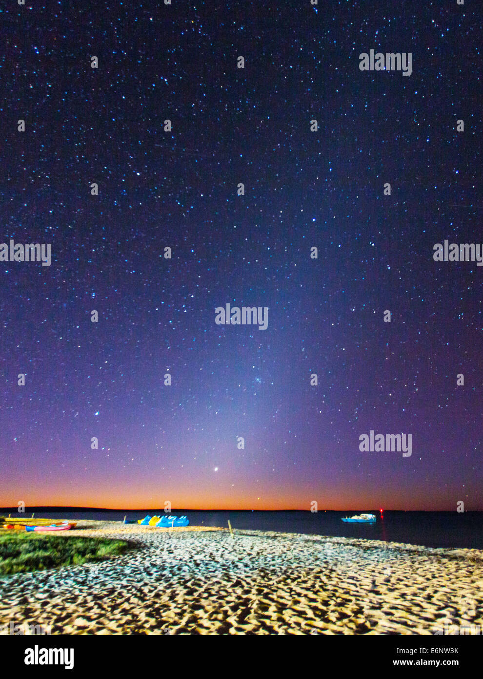 night sky on the beach Stock Photo - Alamy