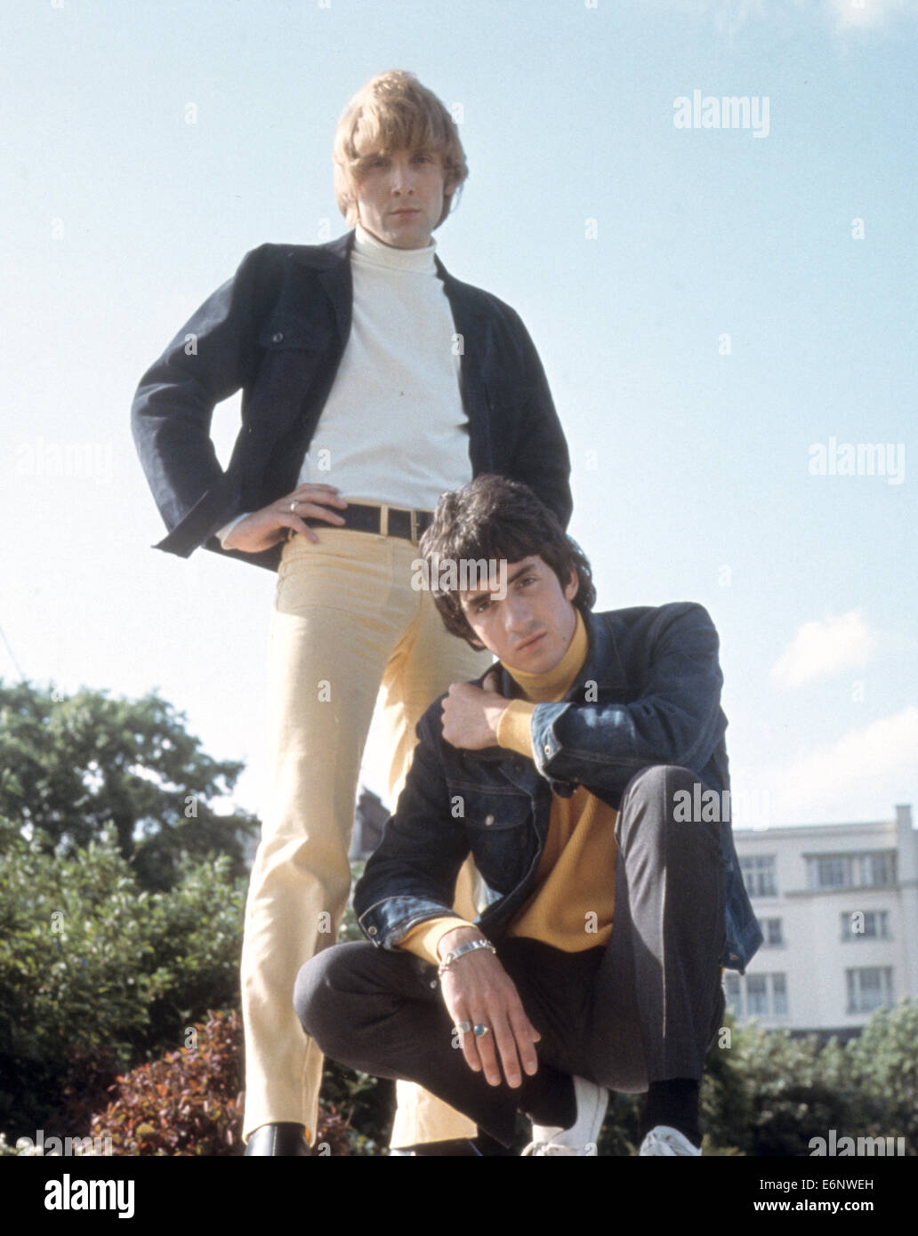 THE MERSEYS UK pop duo with Tony Crane at right and Billy Kinsley in ...