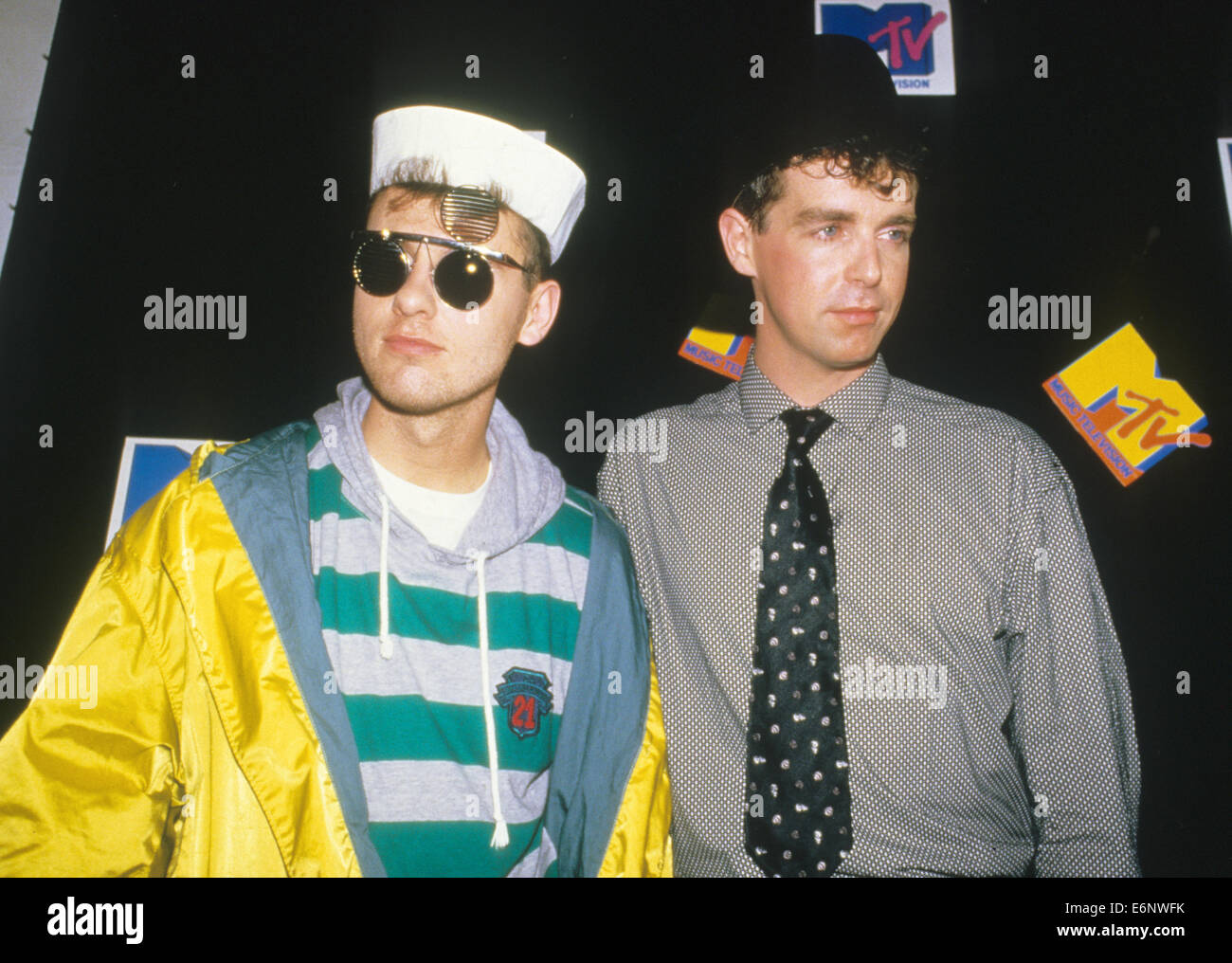 PET SHOP BOYS at the 1986 MTV Awards with Chris Lowe at left and Neil ...
