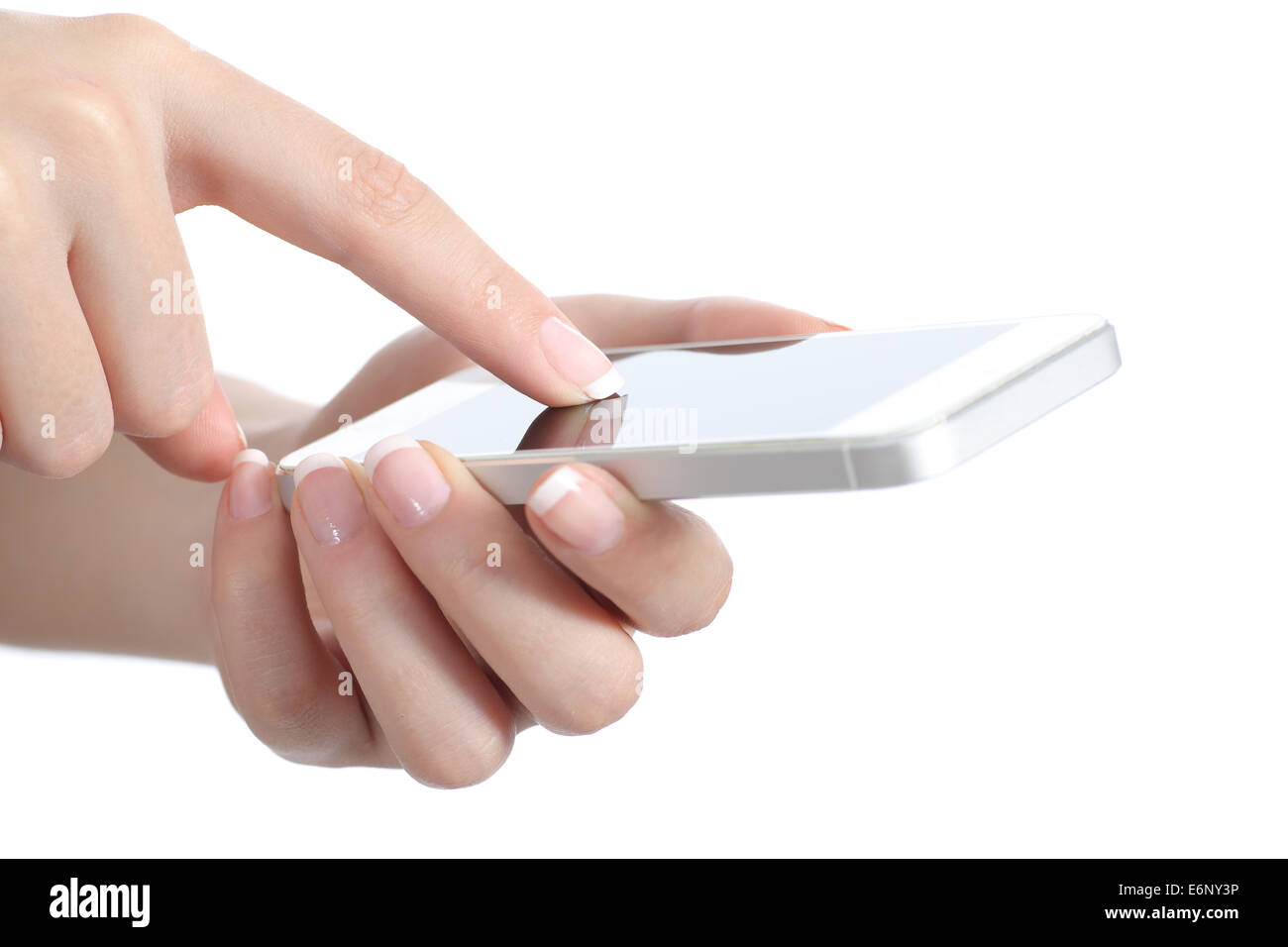 Closeup hands holding mobile phone hi-res stock photography and images ...