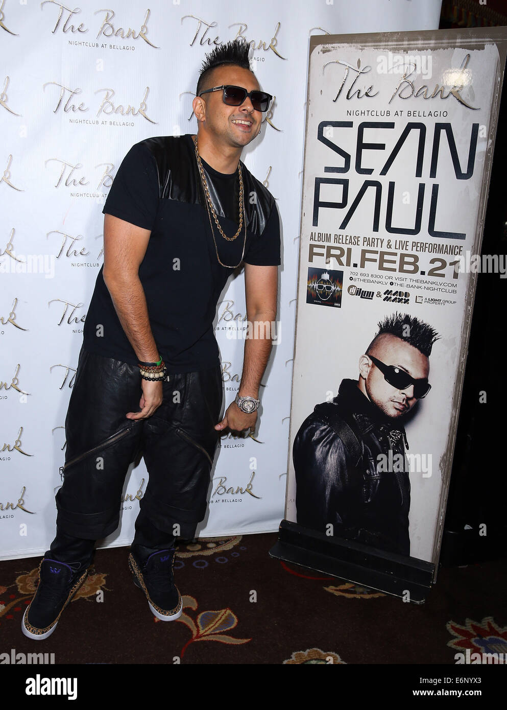 Sean Paul Album Release Party At The Bank Nightclub at Bellagio Resort ...