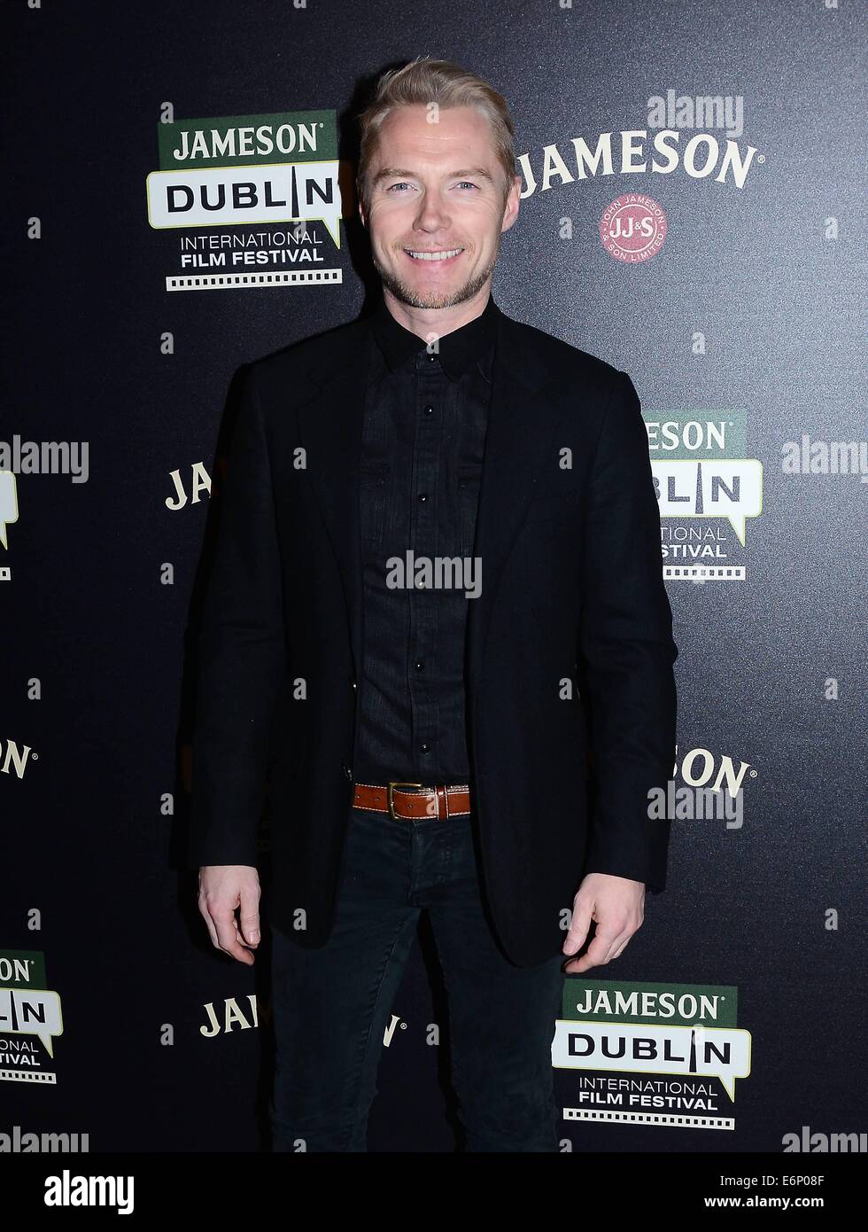 Ronan Keating and girlfriend Storm Uechtritz attend a screening of 'Goddess' at the Jameson ...