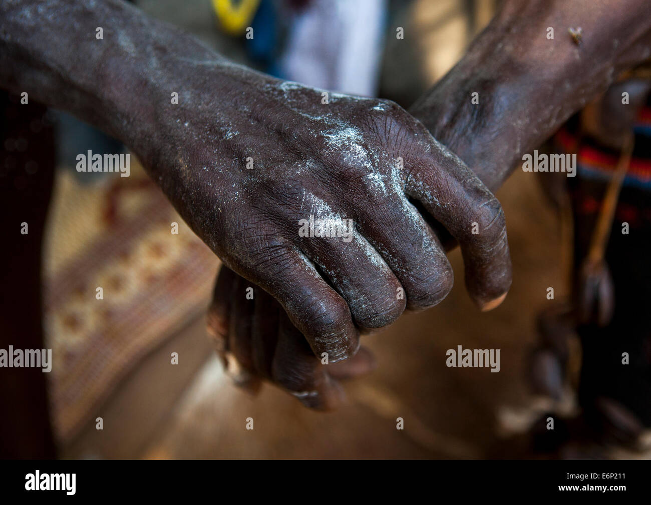 Anuak Tribe Man Hands Close Up, Gambela, Ethiopia Stock Photo - Alamy