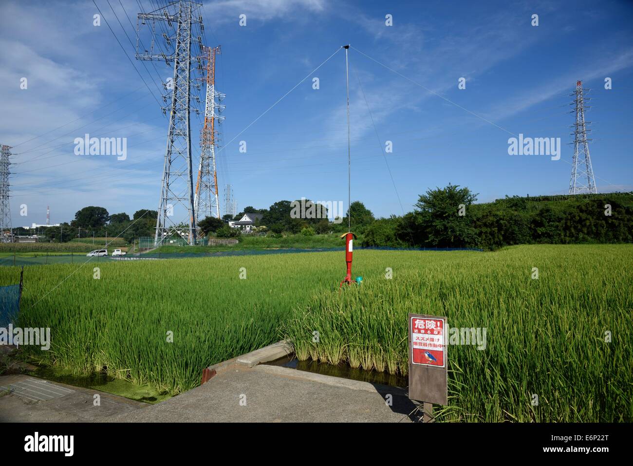 Japan rice field technology hi-res stock photography and images - Alamy