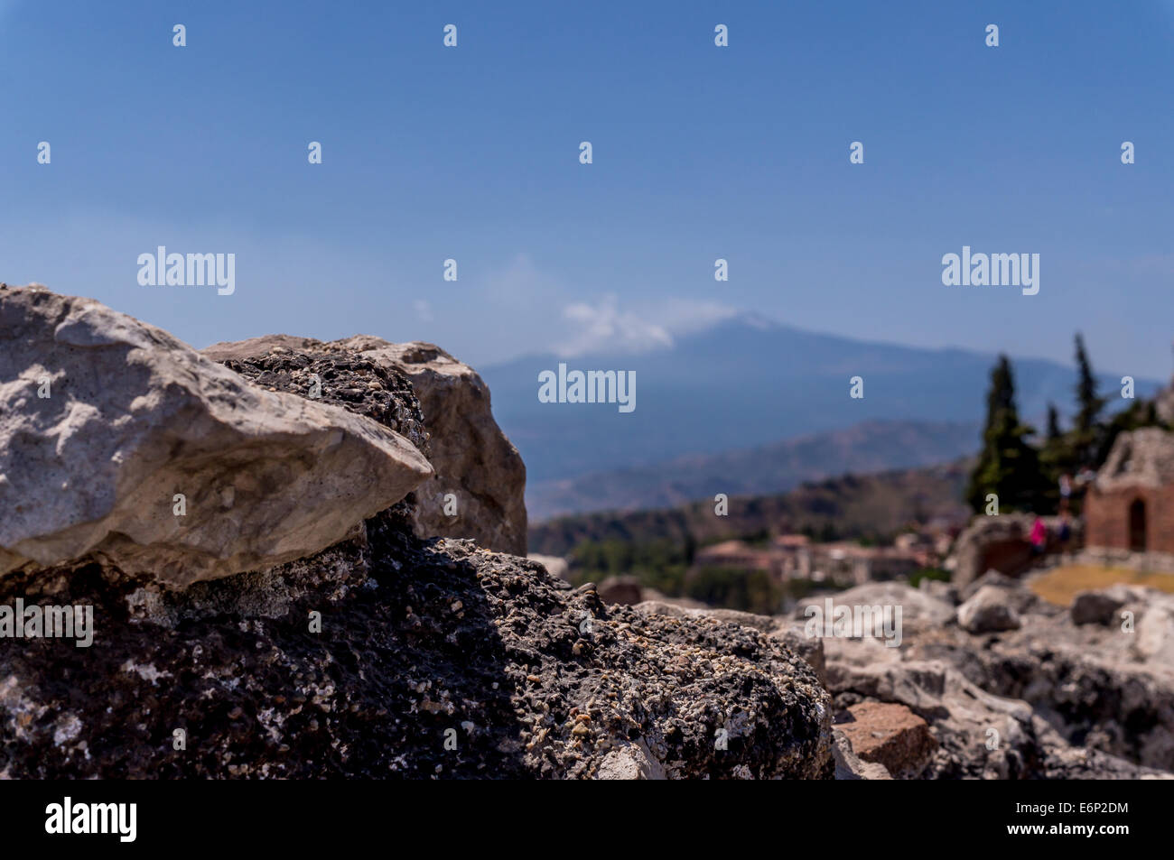 View of Mount Etna Stock Photo - Alamy