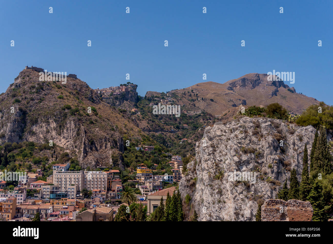View of Taormina, Sicily Stock Photo - Alamy